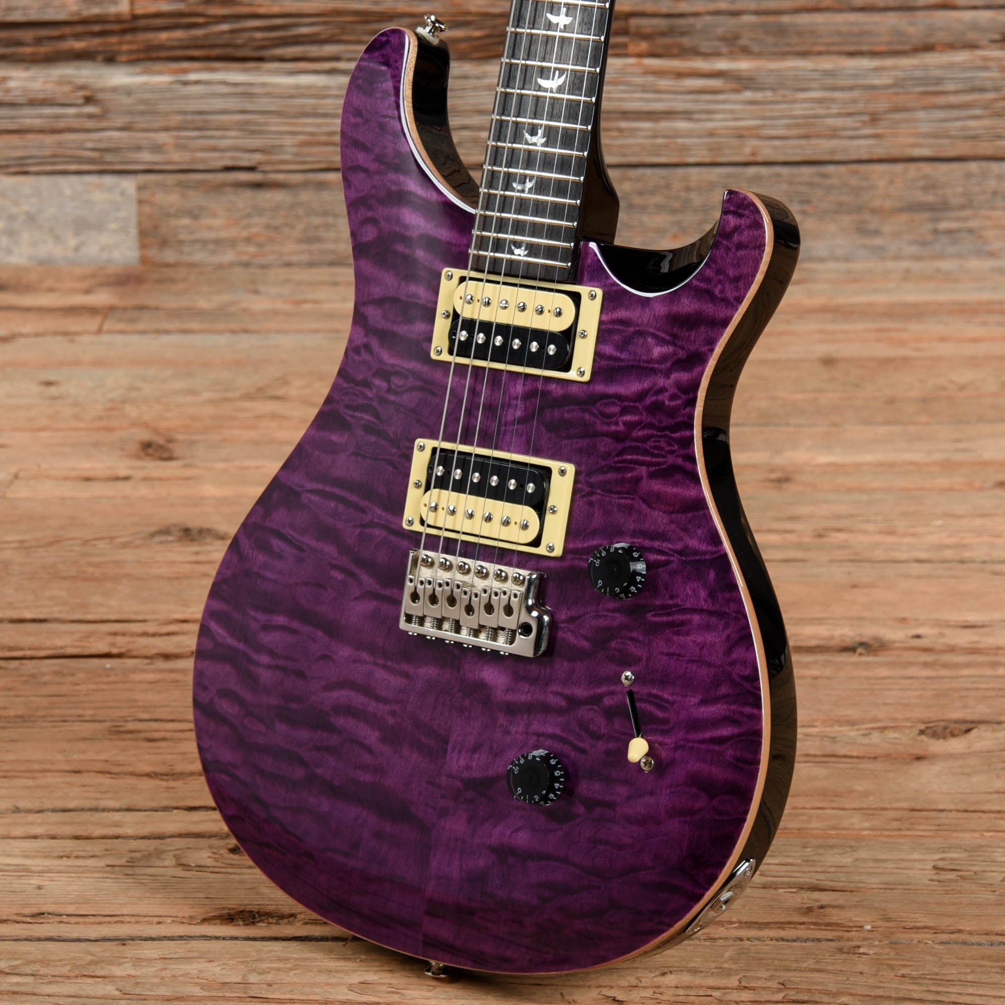 PRS SE Custom 24 Quilted Violet 2015 – Chicago Music Exchange