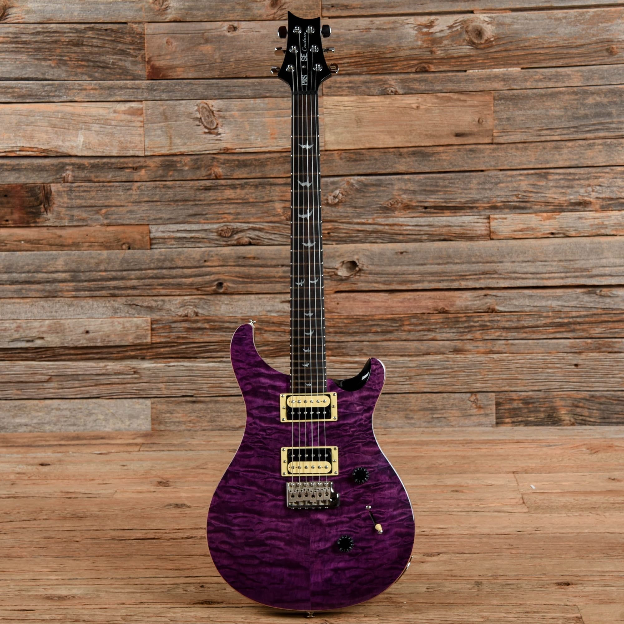 PRS SE Custom 24 Quilted Violet 2015 – Chicago Music Exchange