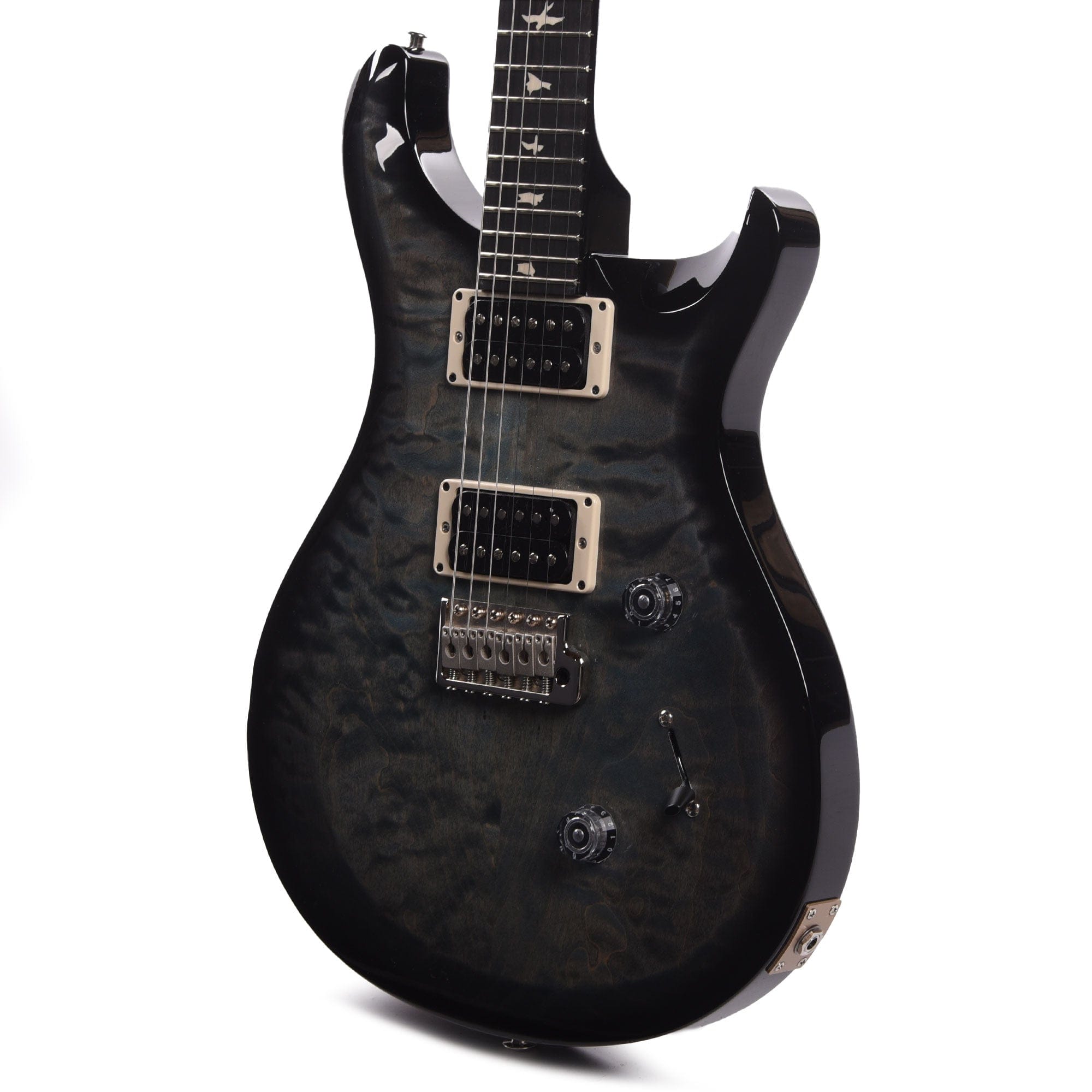 PRS Special Run S2 Custom 24 Quilt Top Faded Blue Smokeburst w/Ebony F ...
