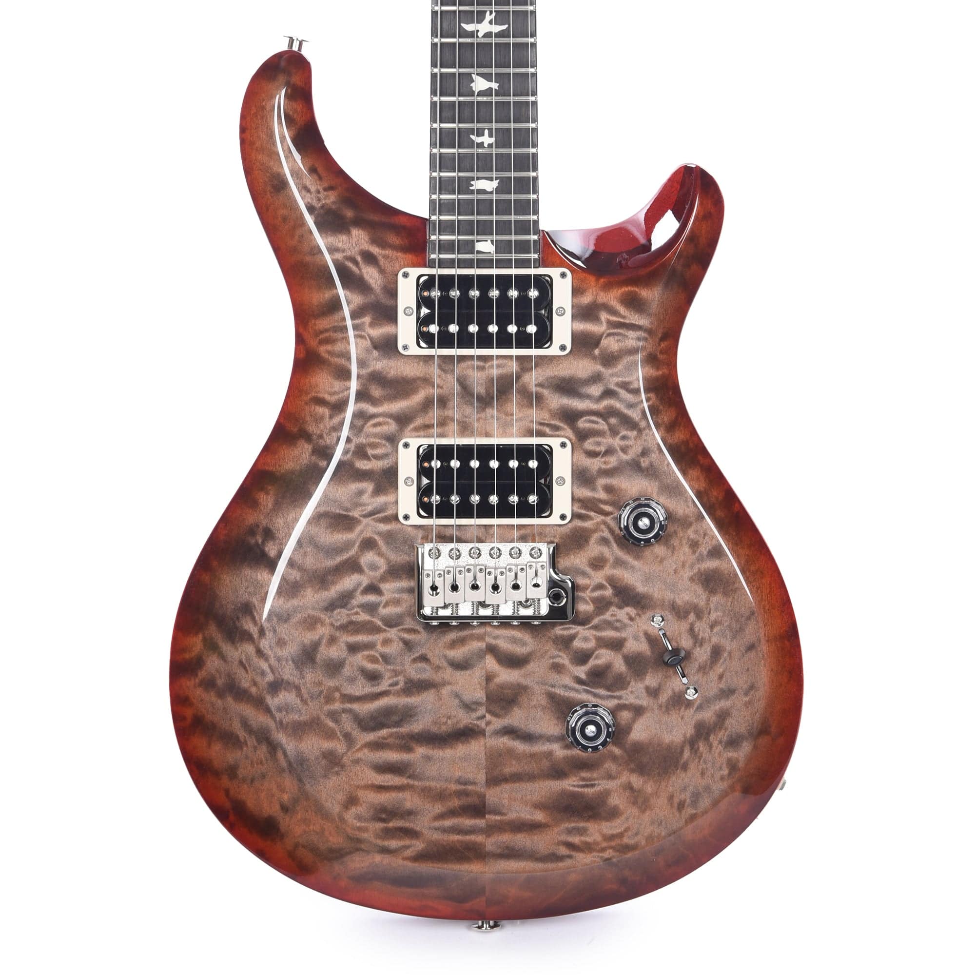 PRS Special Run S2 Custom 24 Quilt Top Faded Gray Black Cherry Burst w ...