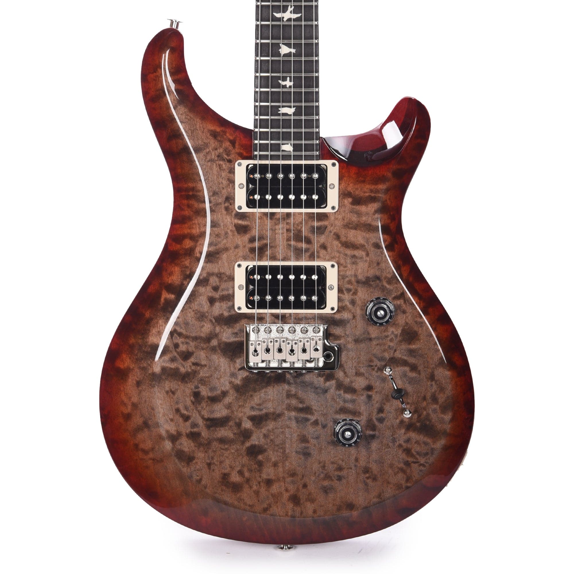 PRS Special Run S2 Custom 24 Quilt Top Faded Gray Black Cherry Burst w ...