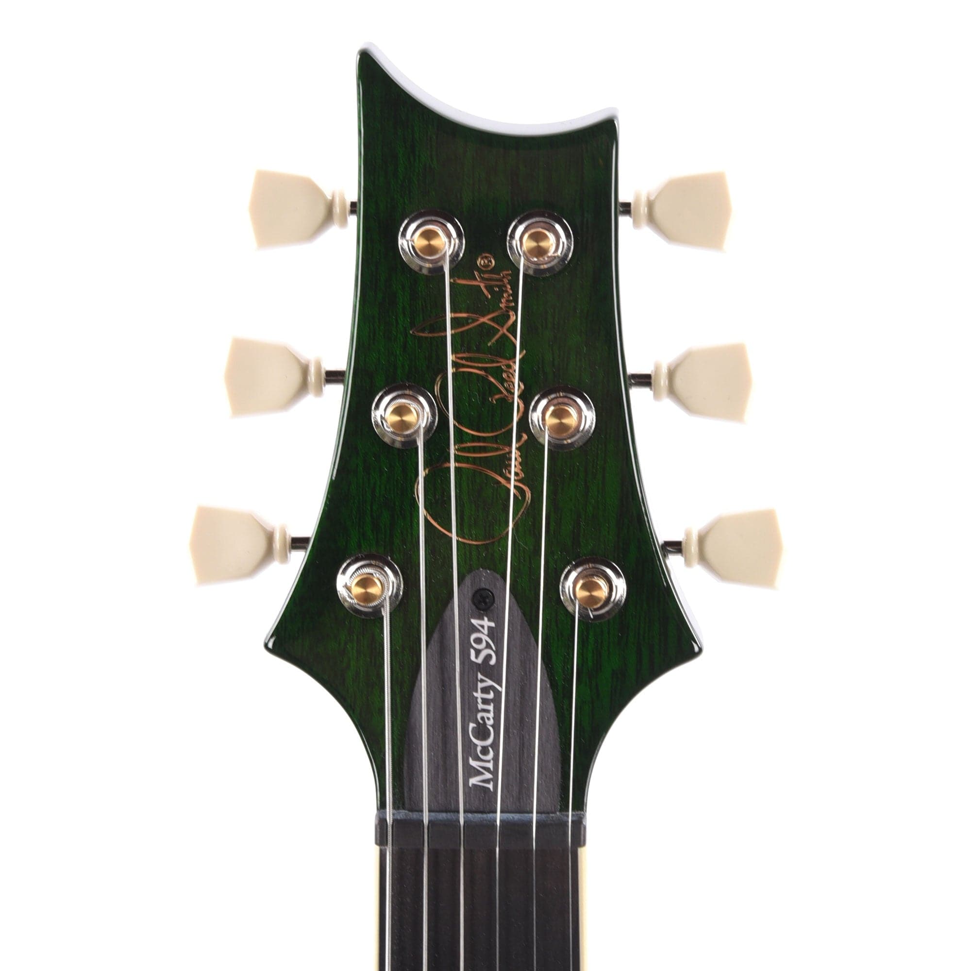 PRS Special Run S2 McCarty 594 Quilt Top Emerald Green w/Ebony Fingerb ...
