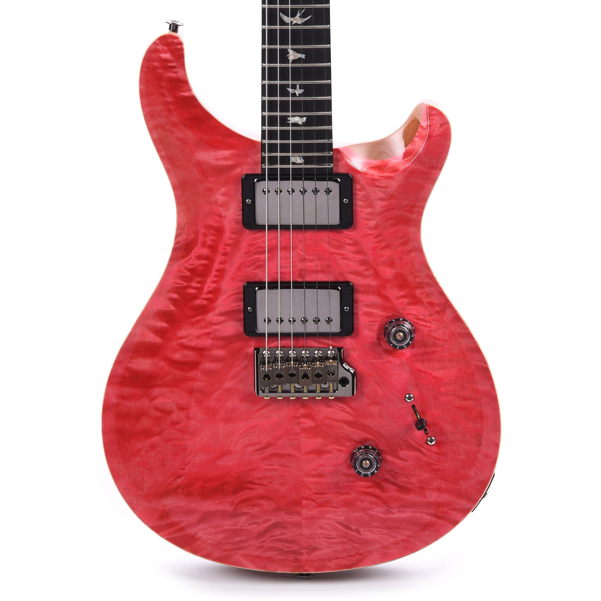 PRS Wood Library Custom 24 10-Top Quilt Bonnie Pink w/Ebony Fingerboar – Chicago Music Exchange