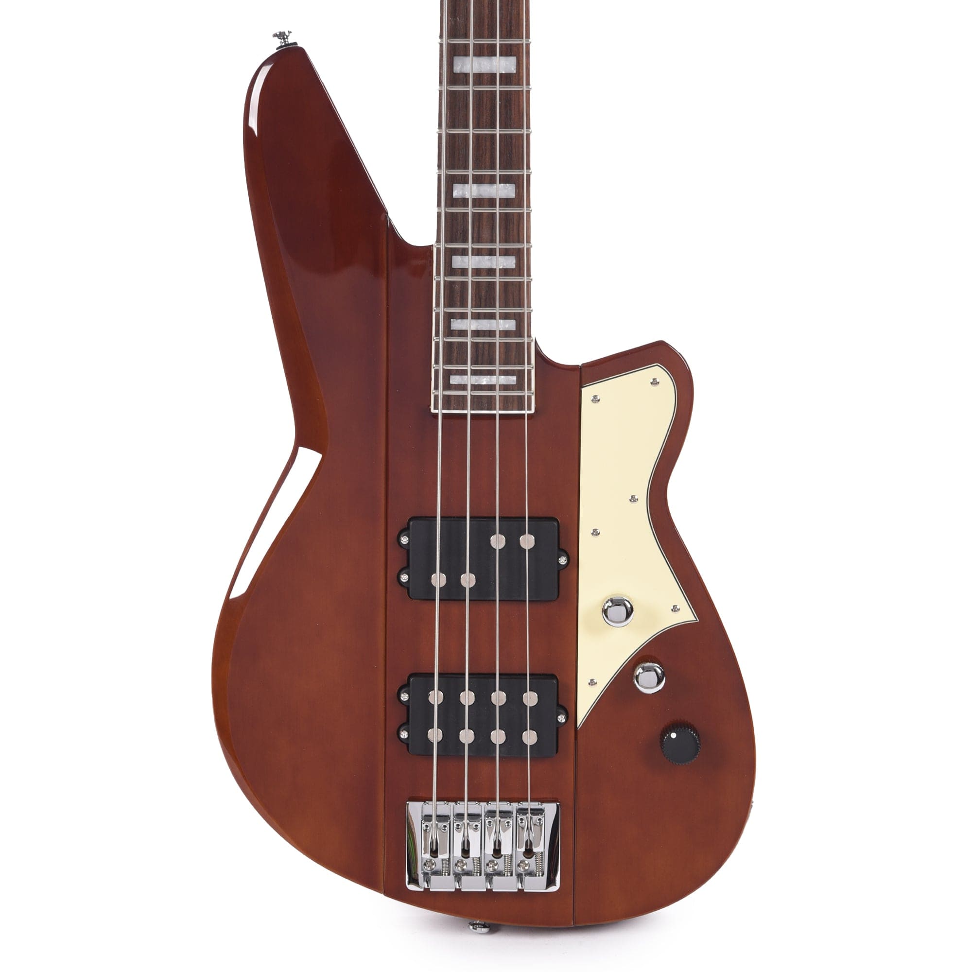 Reverend Thundergun Bass Violin Brown – Chicago Music Exchange