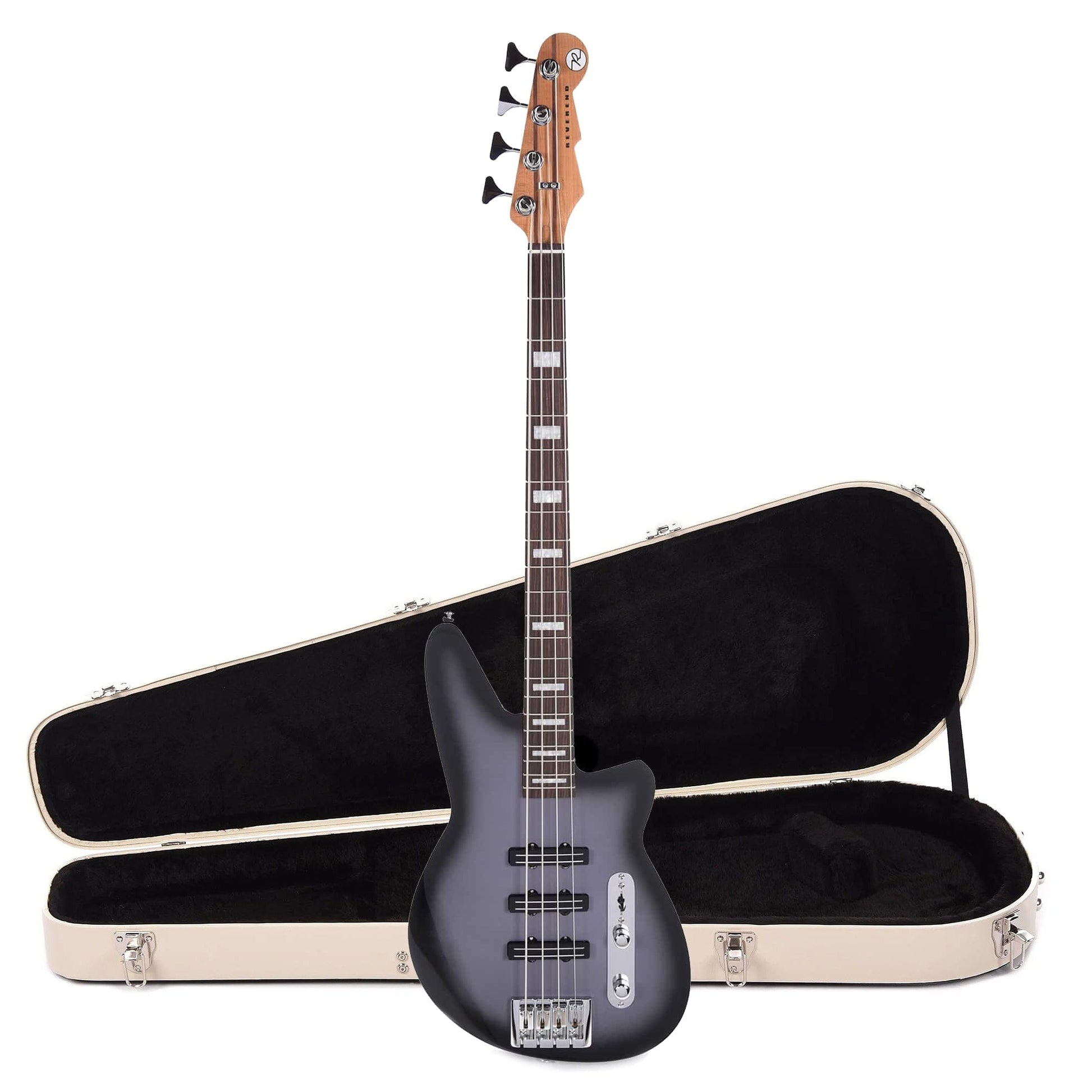 Reverend Triad Bass Periwinkle Burst Hardshell Case Bundle – Chicago ...