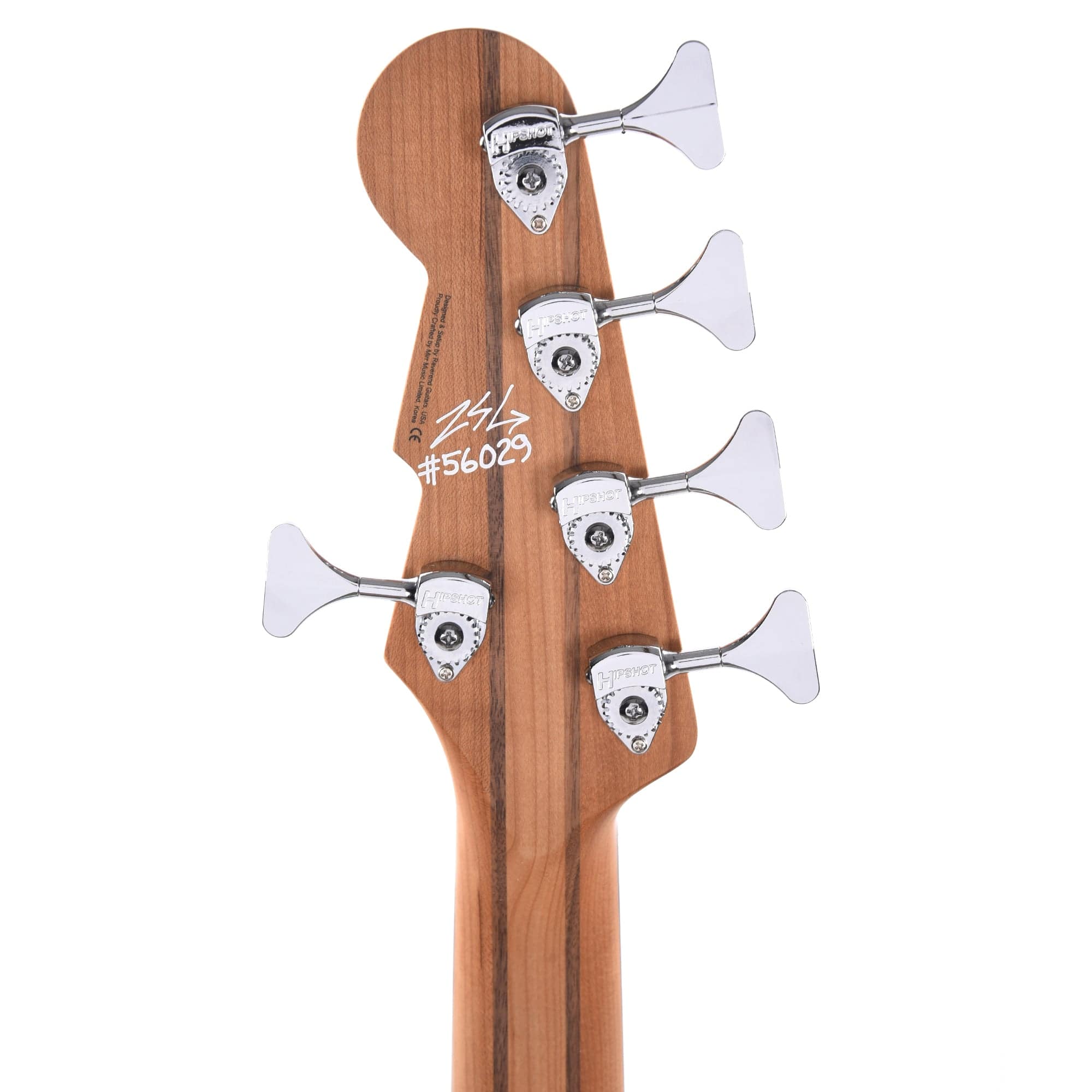 Reverend Mercalli 5 Bass Periwinkle Burst – Chicago Music Exchange