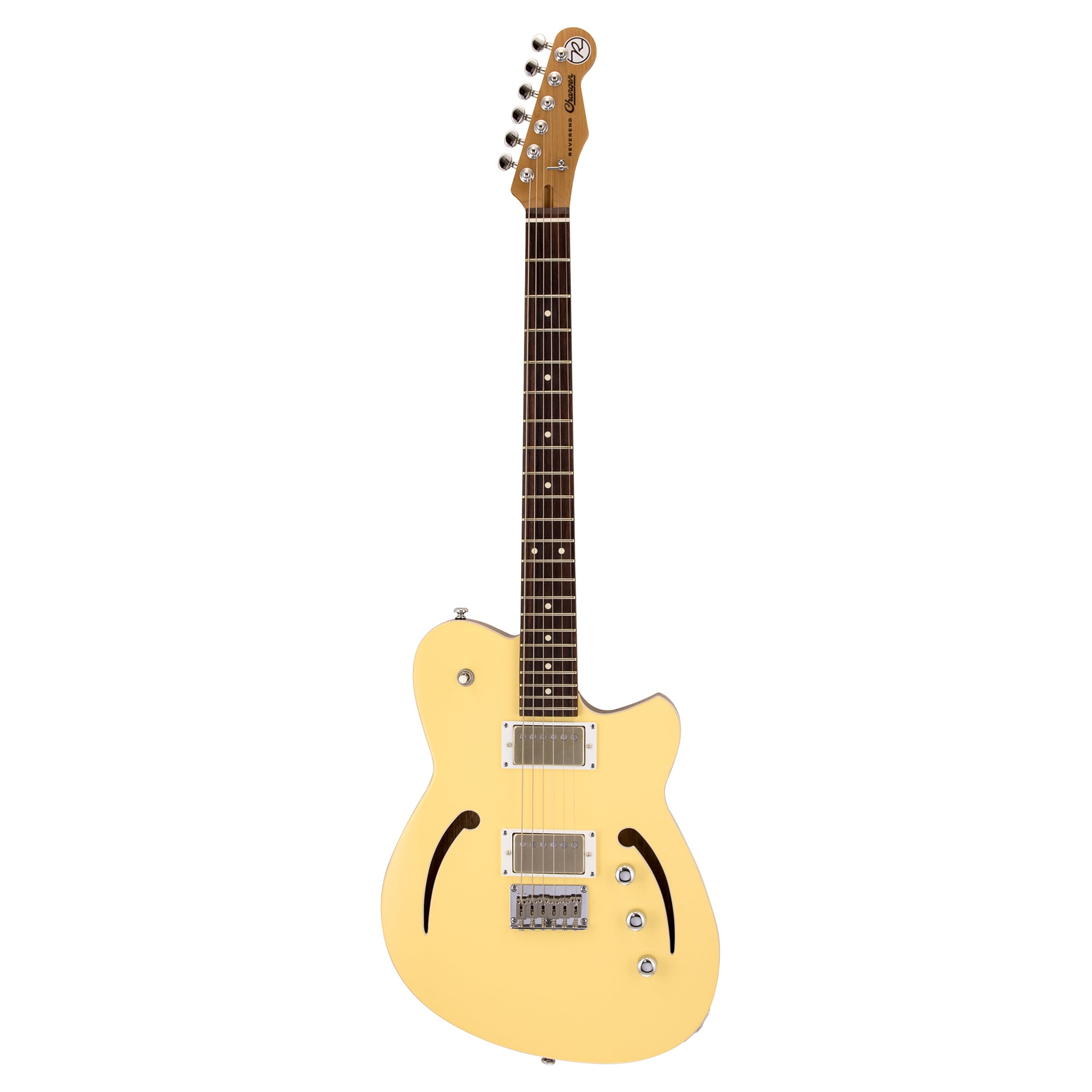 Reverend Charger Air HH Electric Guitar Powder Yellow – Chicago Music ...