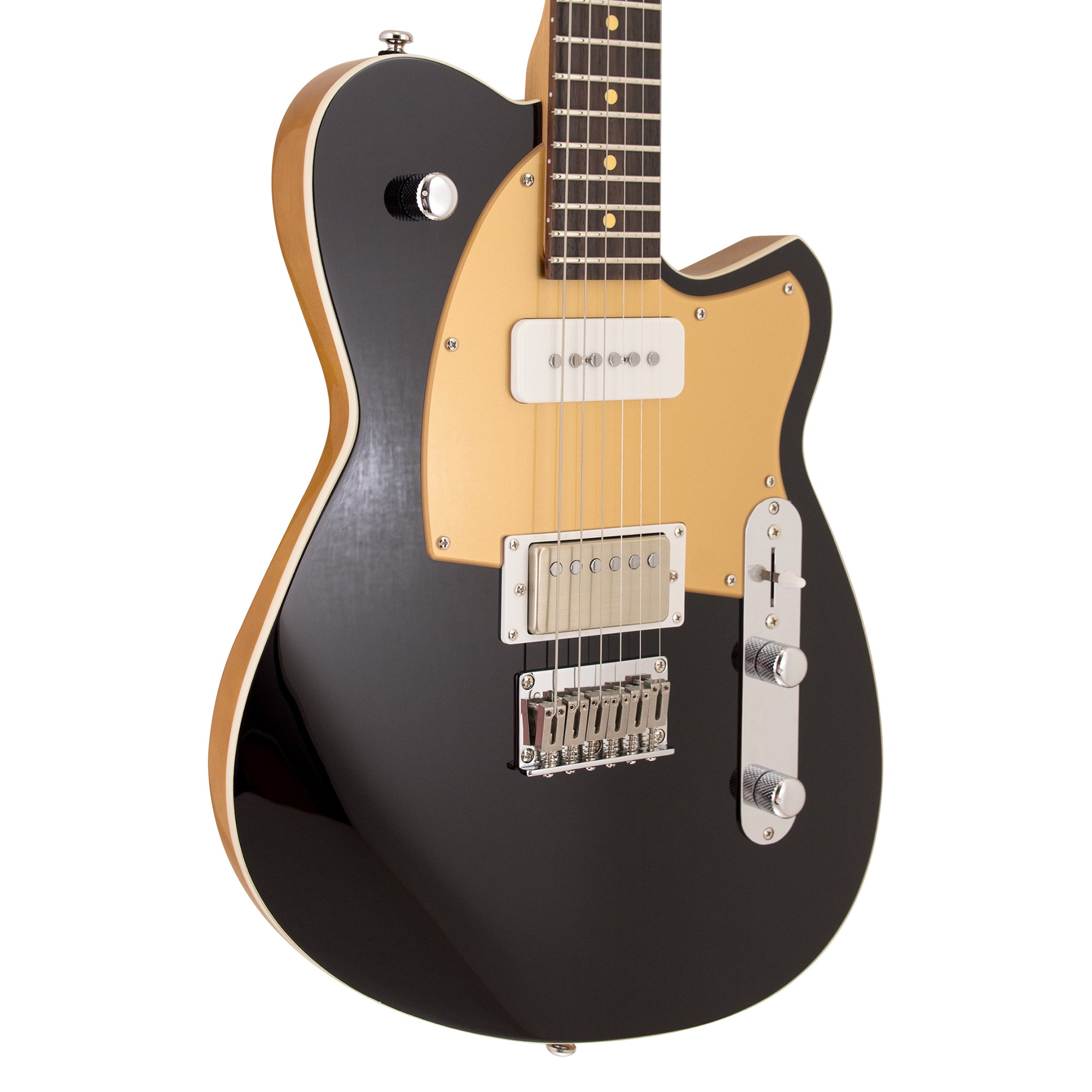 Reverend Charger H90 Electric Guitar Midnight Black – Chicago Music ...