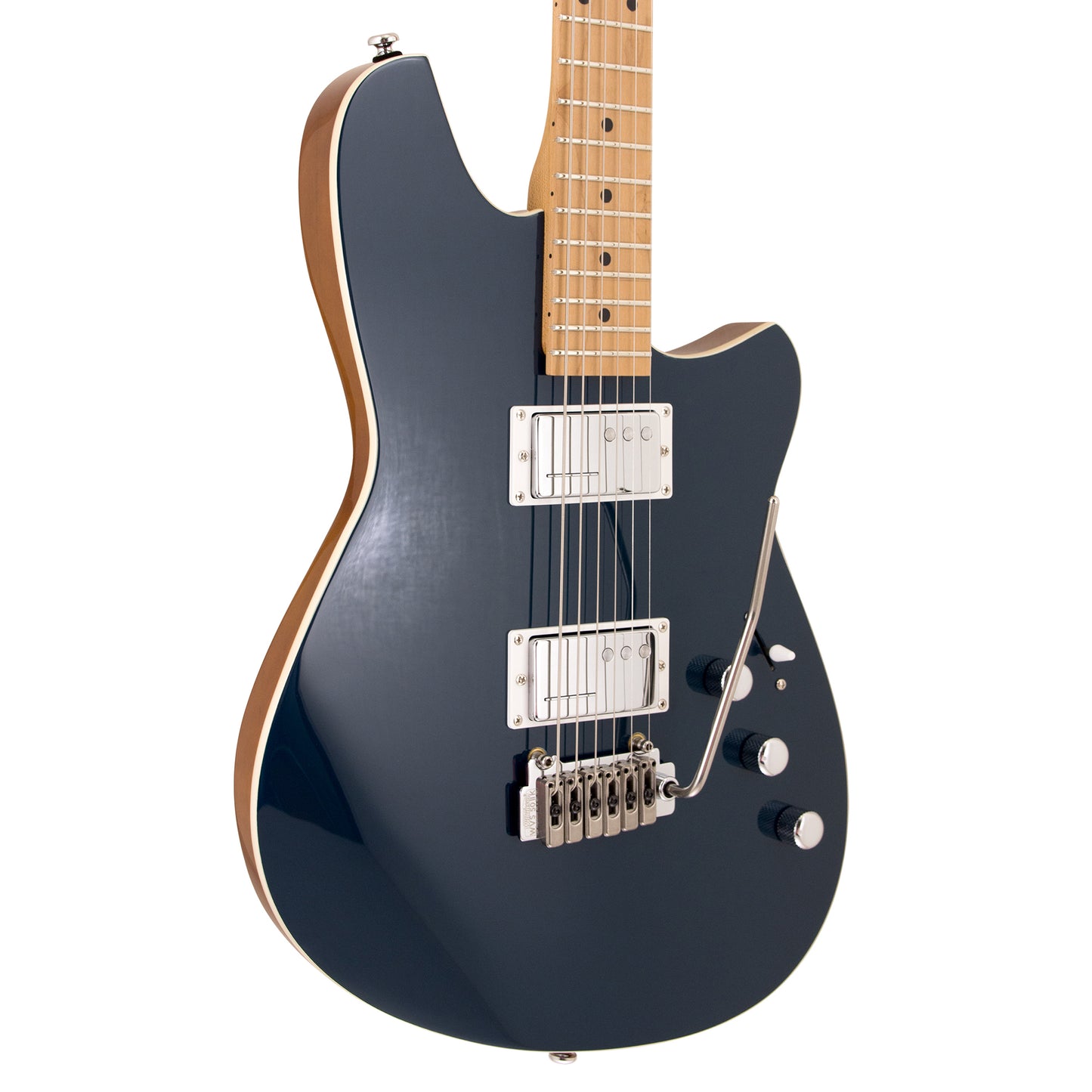 Reverend Descent Baritone Electric Guitar w/ Wilkinson High Tide Blue ...