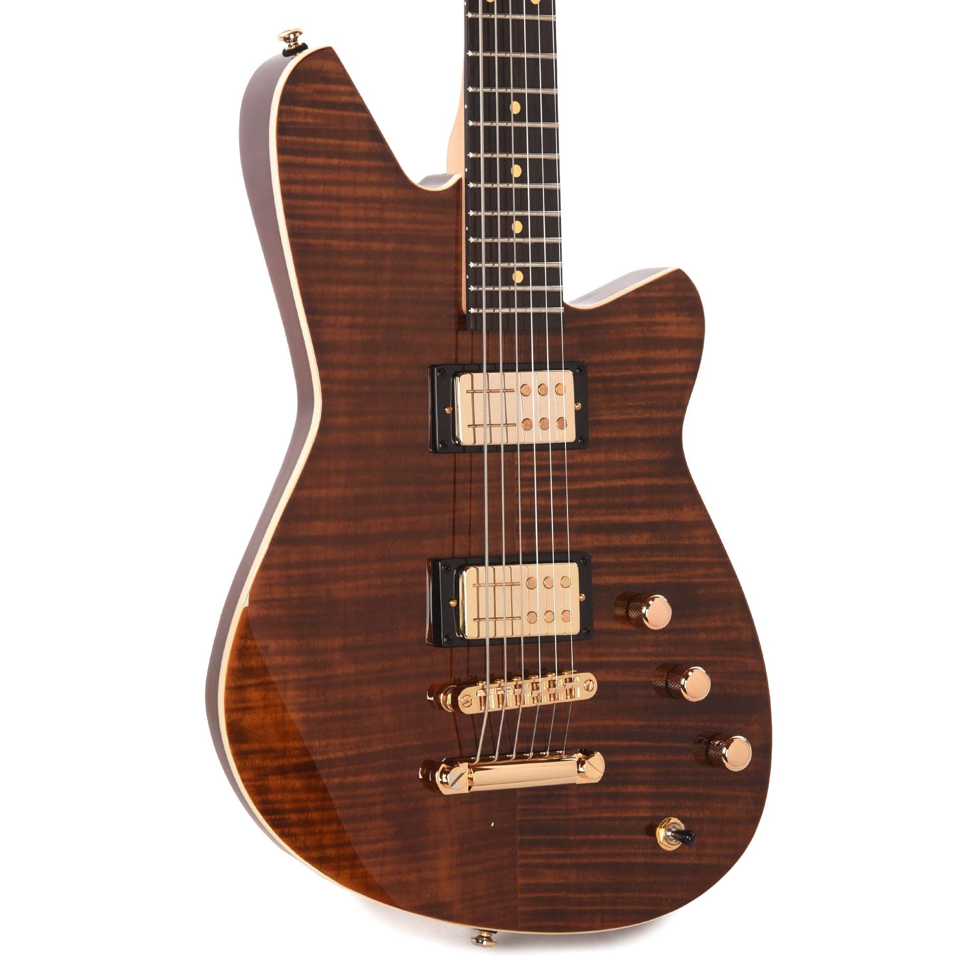 Reverend Descent RA 10th Anniversary Dark Violin Brown Electric Guitar ...