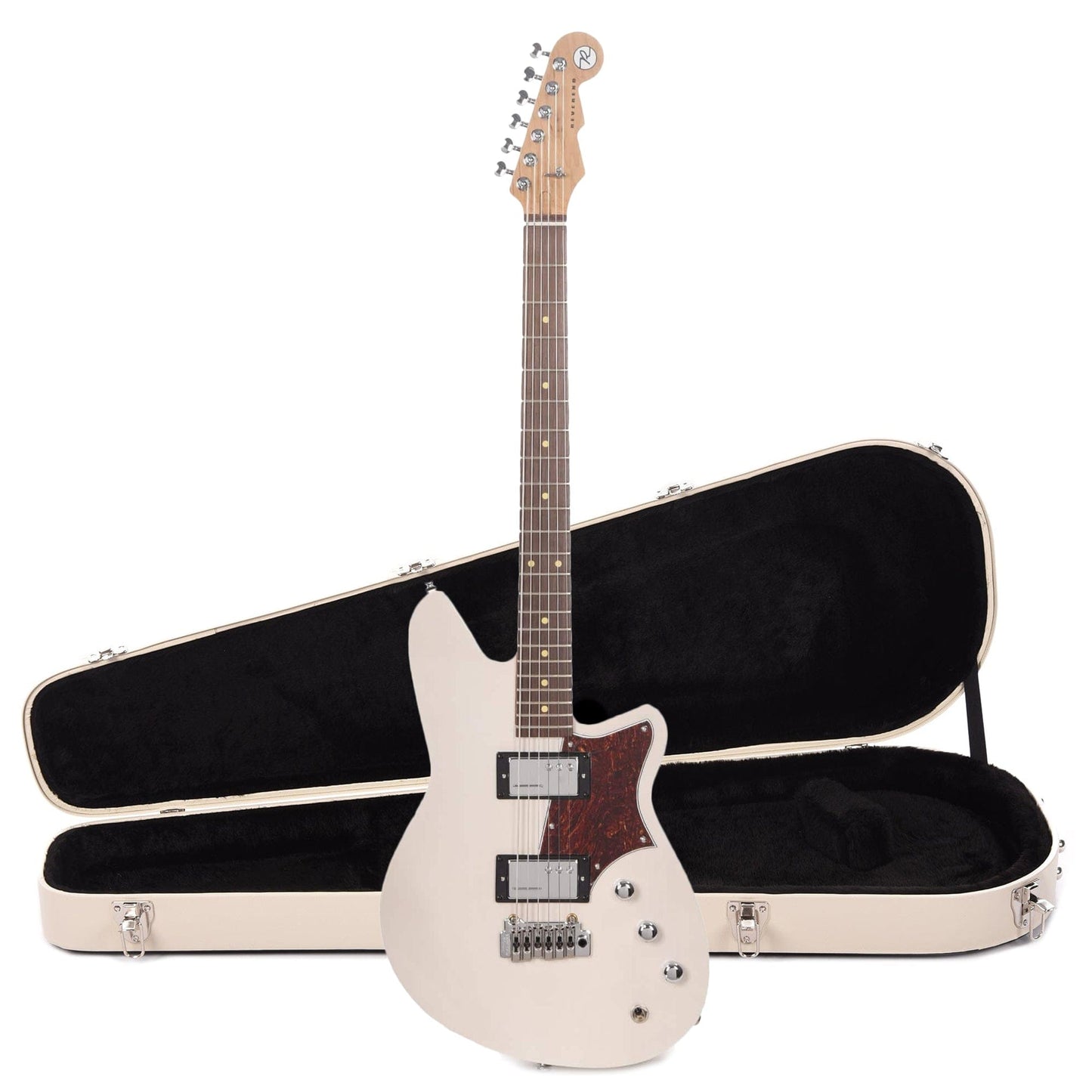 Reverend Descent W Baritone Trans White Hardshell Case Bundle – Chicago ...