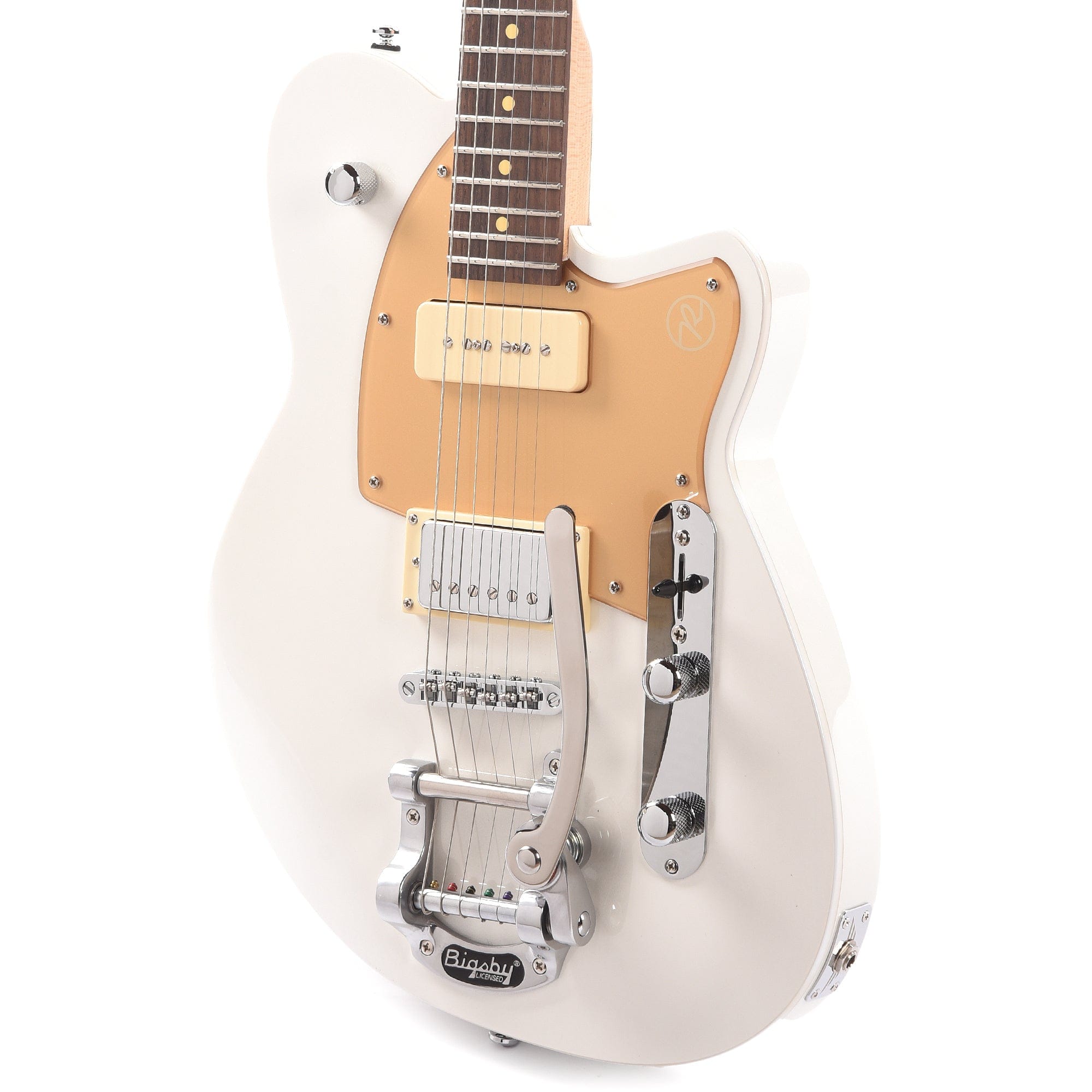 Reverend Double Agent OG Pearl Edition Pearl White – Chicago Music Exchange