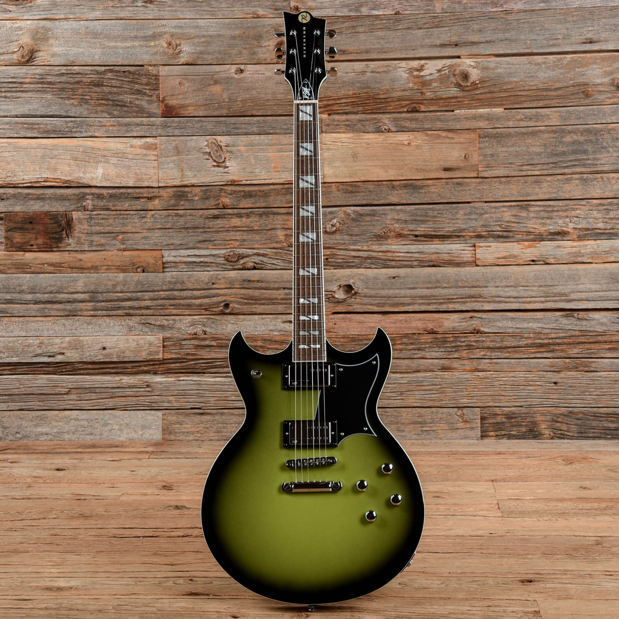 Reverend Kyle Shutt Signature Avocado Burst – Chicago Music Exchange