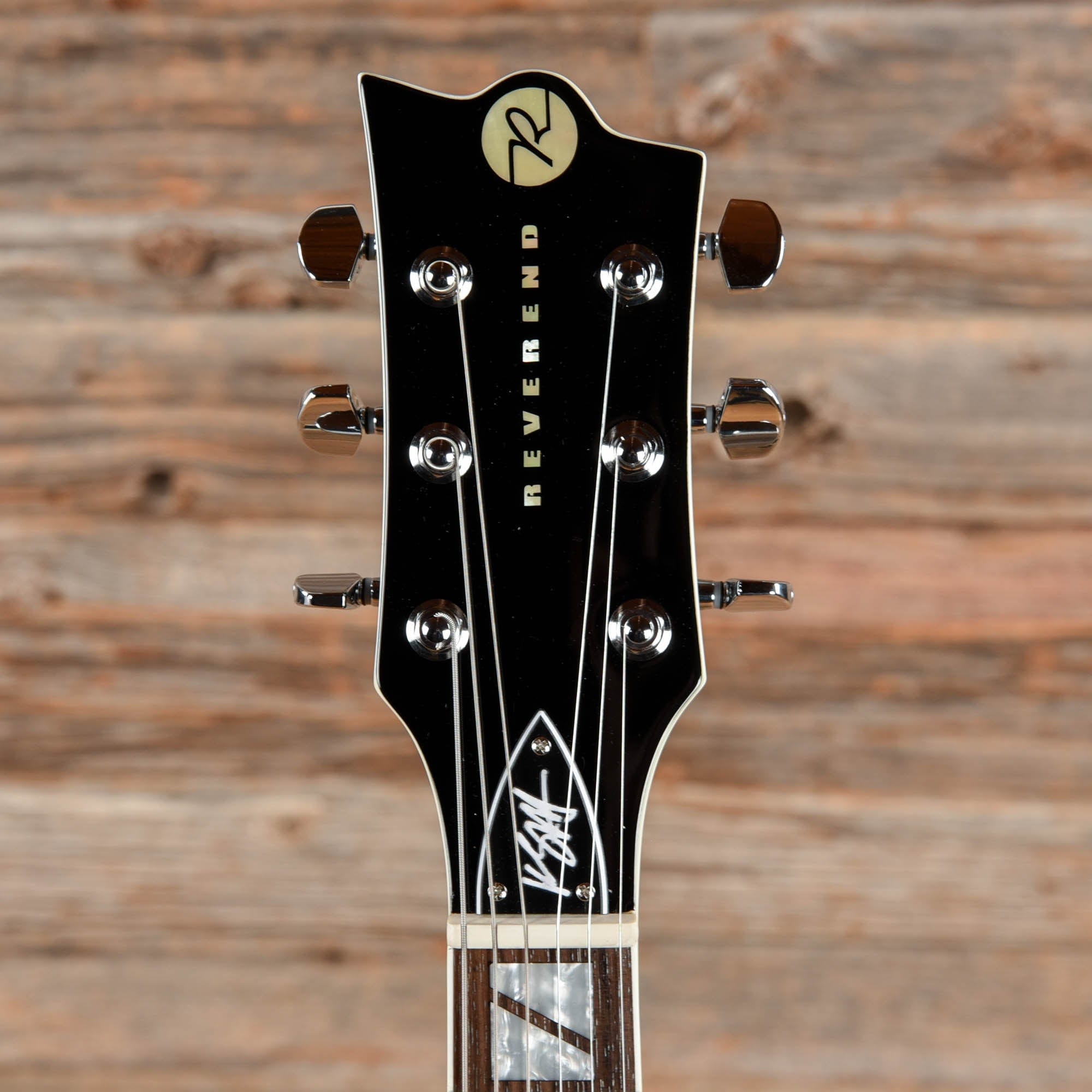 Reverend Kyle Shutt Signature Avocado Burst – Chicago Music Exchange