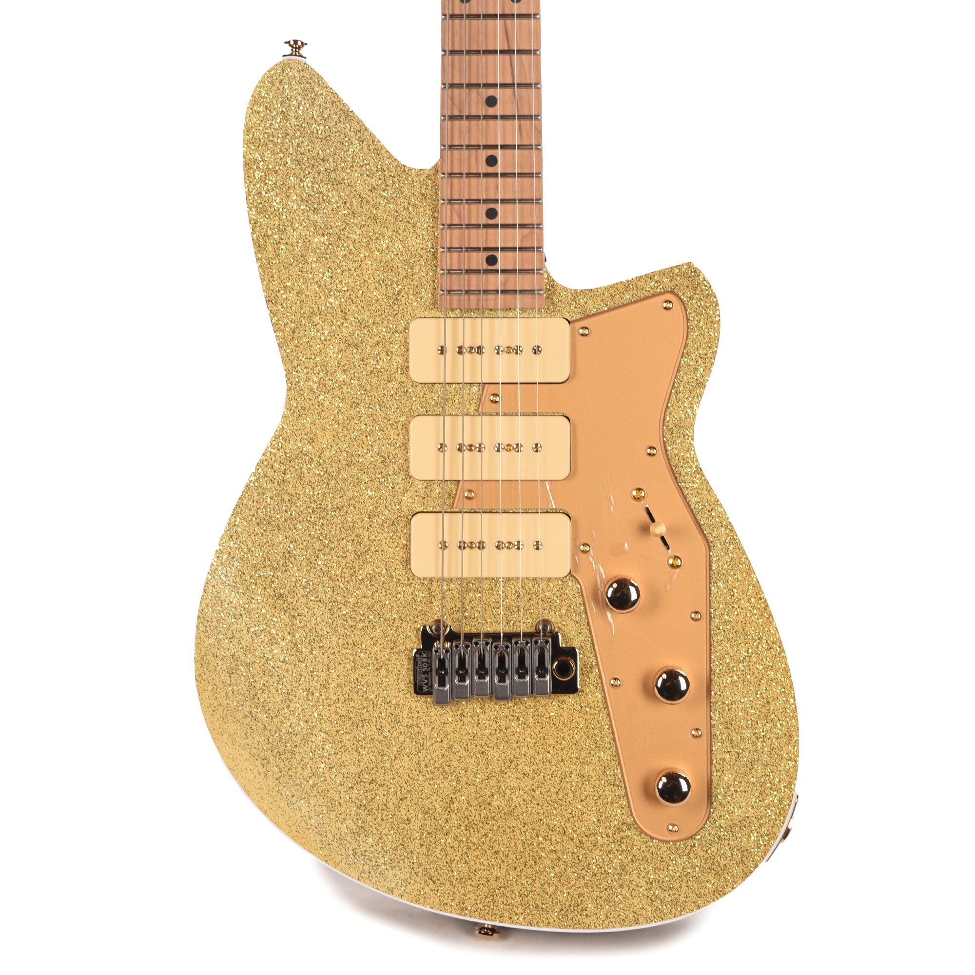 Reverend Ryan Malicsi Signature White Gold Sparkle – Chicago Music Exchange