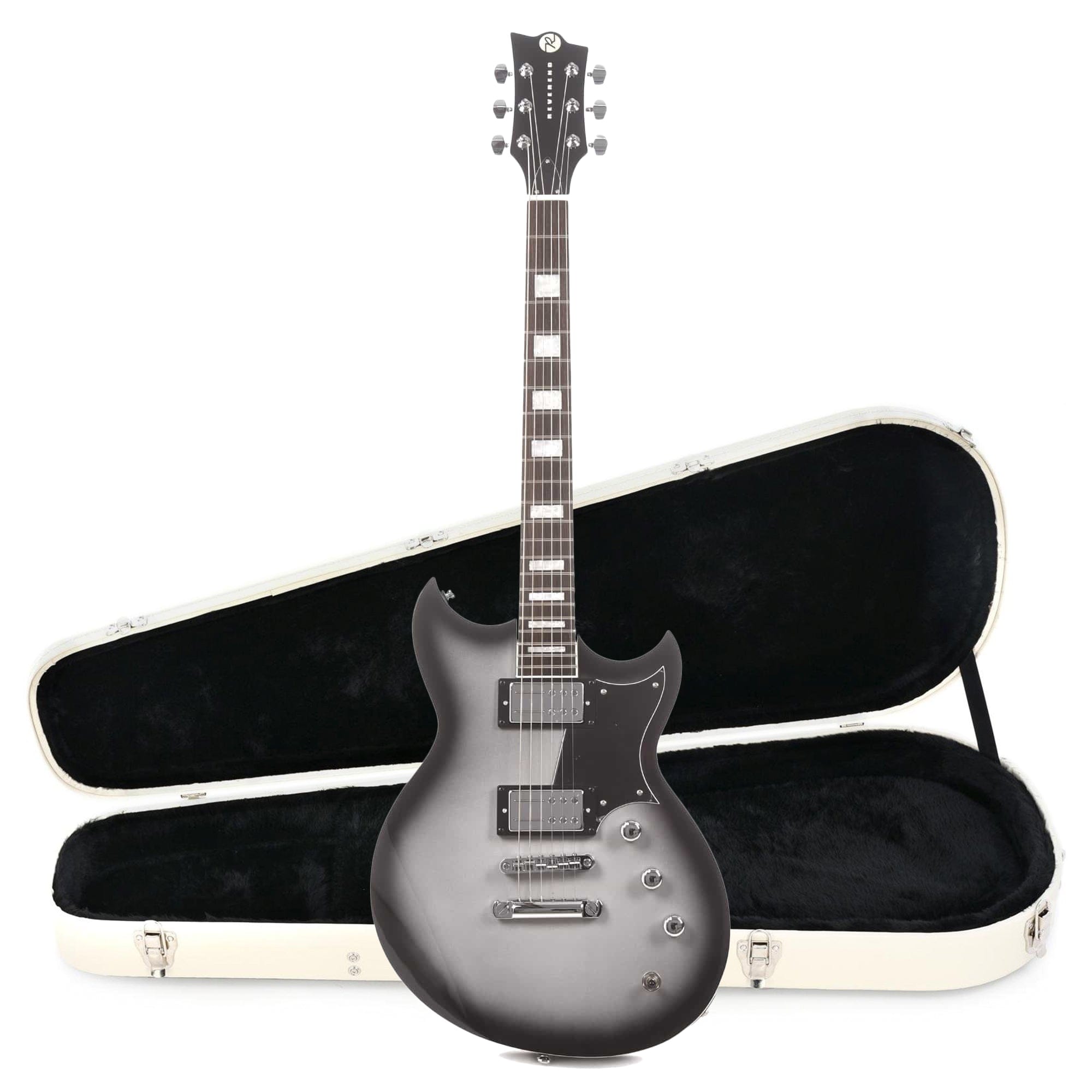 Reverend Sensei RA Silver Burst Hardshell Case Bundle – Chicago Music ...