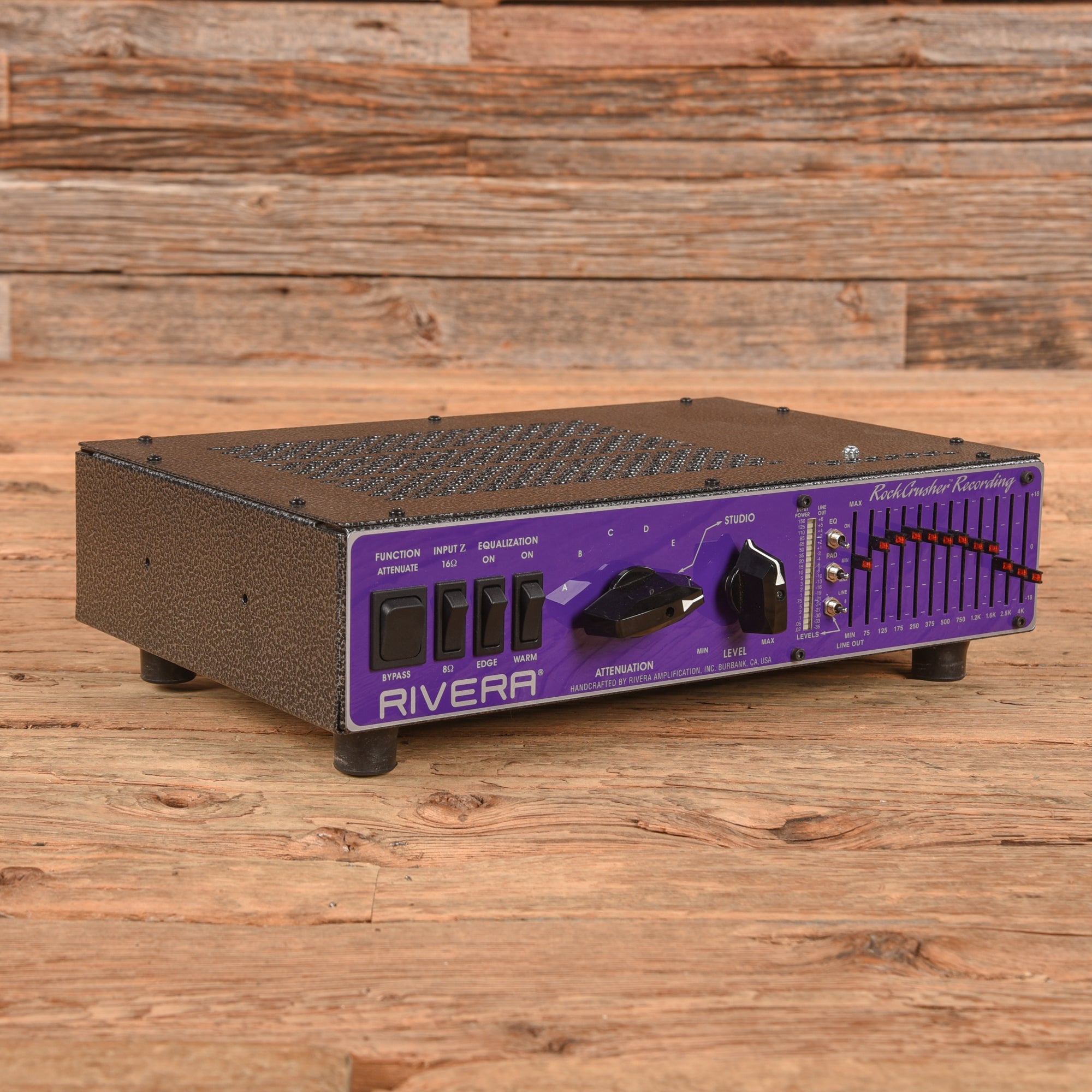 Rivera RockCrusher Recording Power Attenuator & Load Box 8/16 Ohm w/ E ...