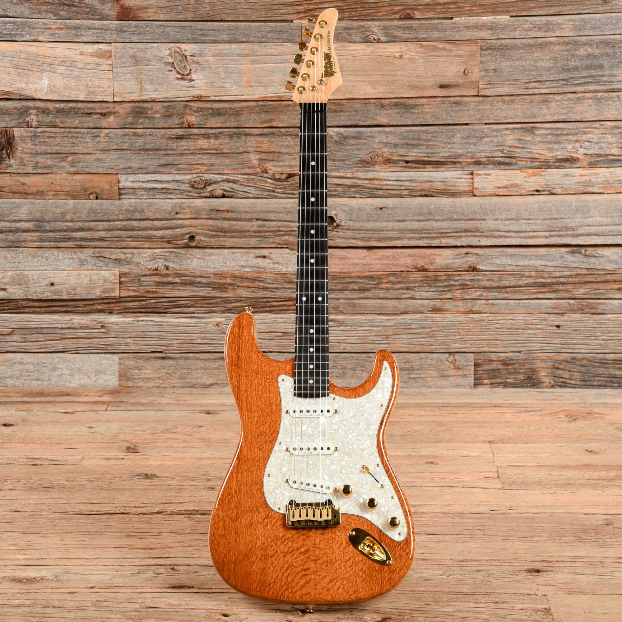 Roman Pearlcaster Korina/Lacewood Natural – Chicago Music Exchange