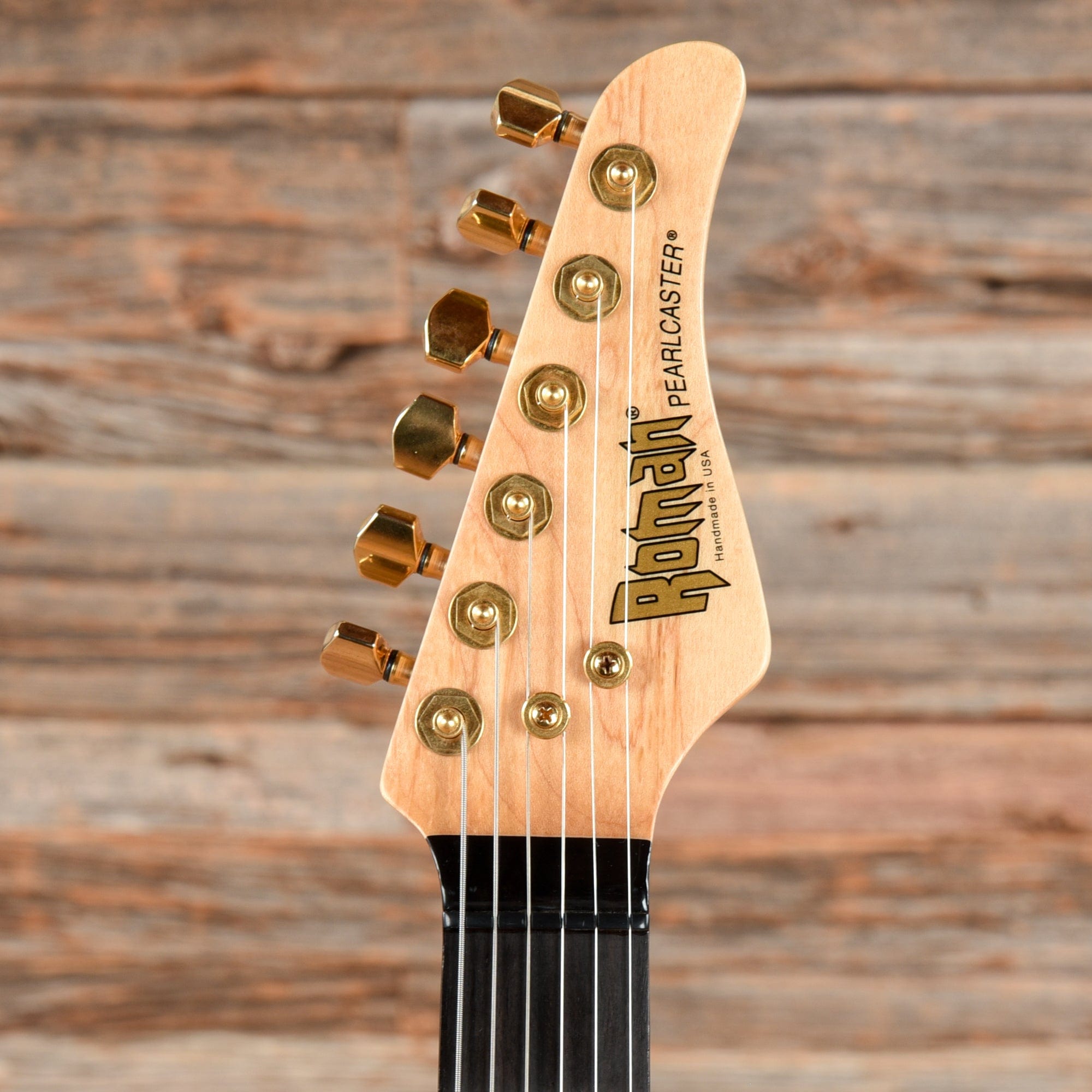 Roman Pearlcaster Korina/Lacewood Natural – Chicago Music Exchange