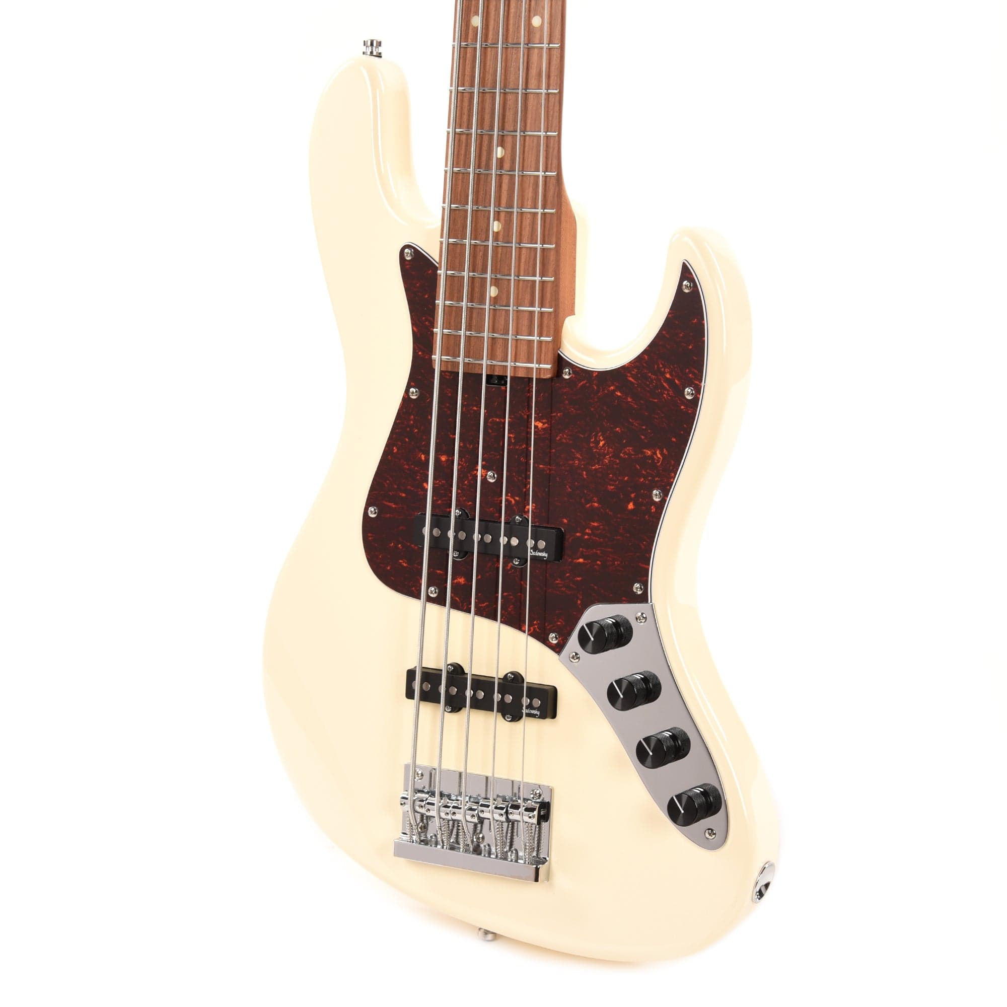 Sadowsky MetroExpress Vintage JJ Bass 5-String Olympic White High Poli – Chicago Music Exchange