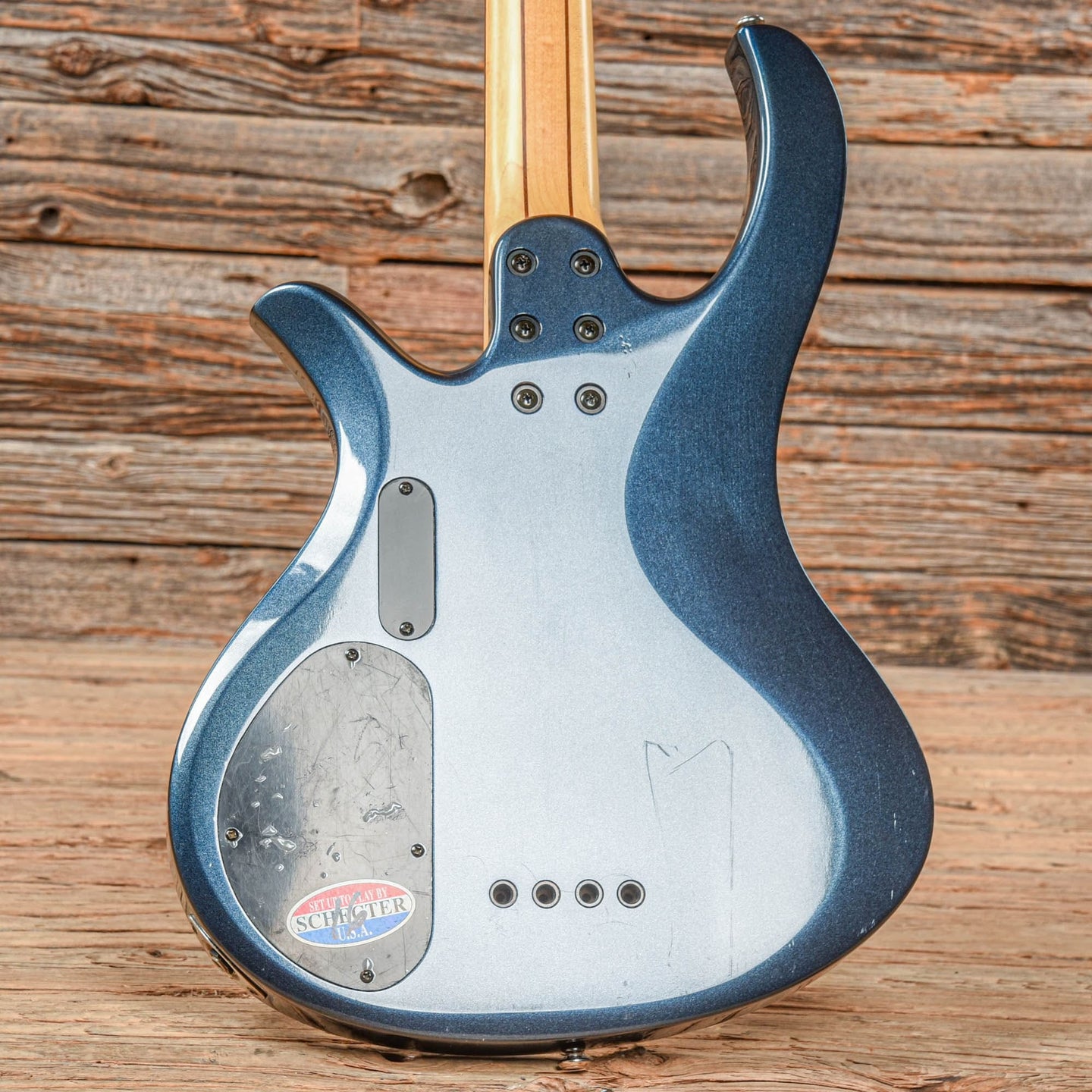 Schecter Riot 4 DLX Grey 2010 – Chicago Music Exchange