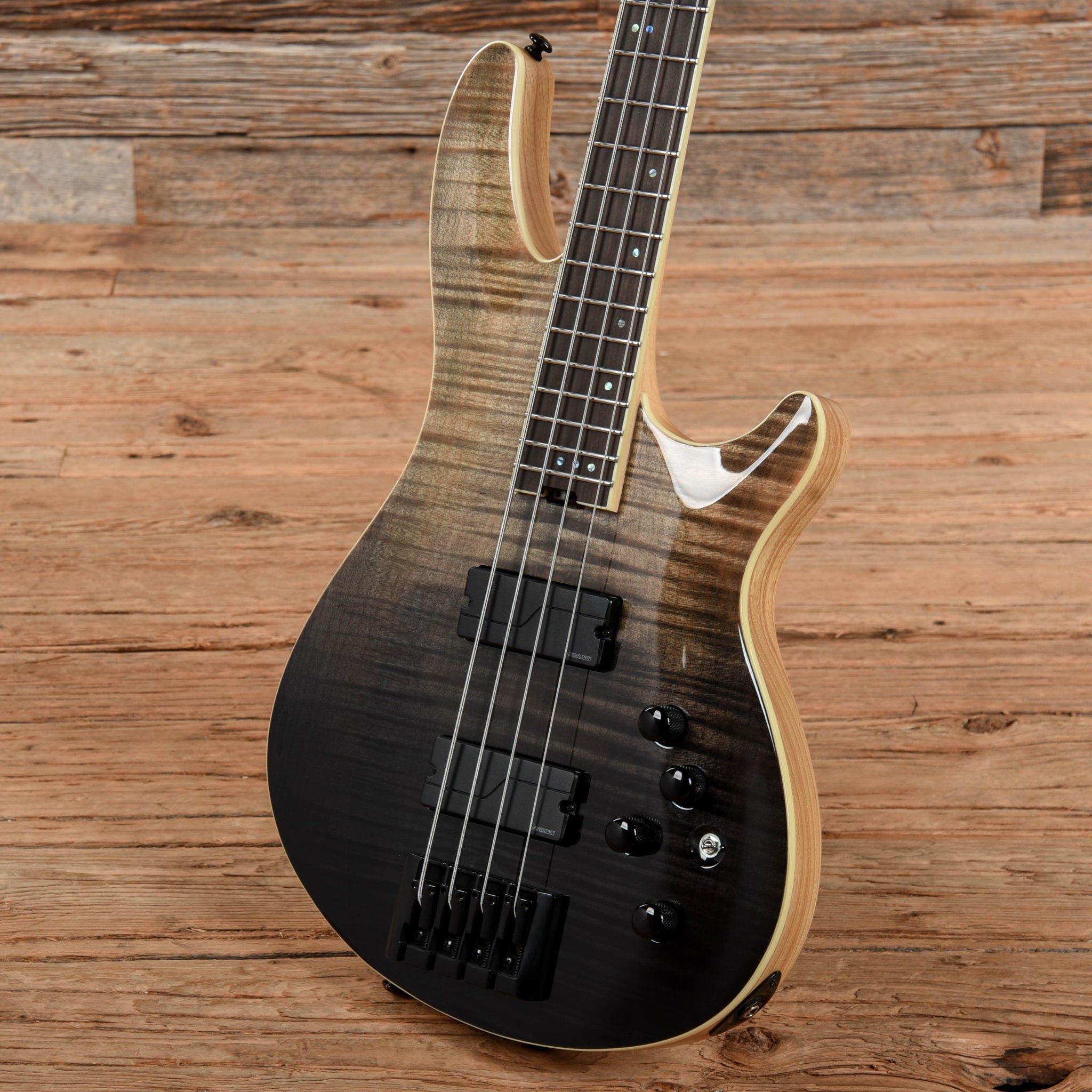 Schecter SLS Elite-4 Black Fade Burst 2018 – Chicago Music Exchange