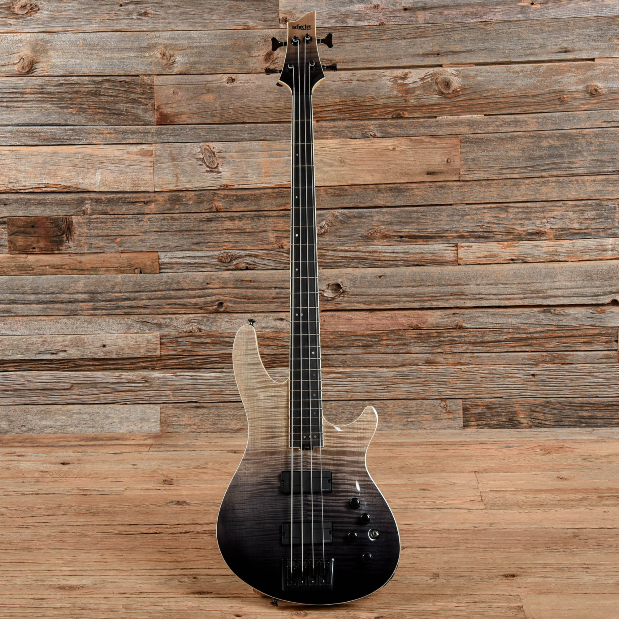 Schecter SLS Elite-4 Black Fade Burst 2020 – Chicago Music Exchange