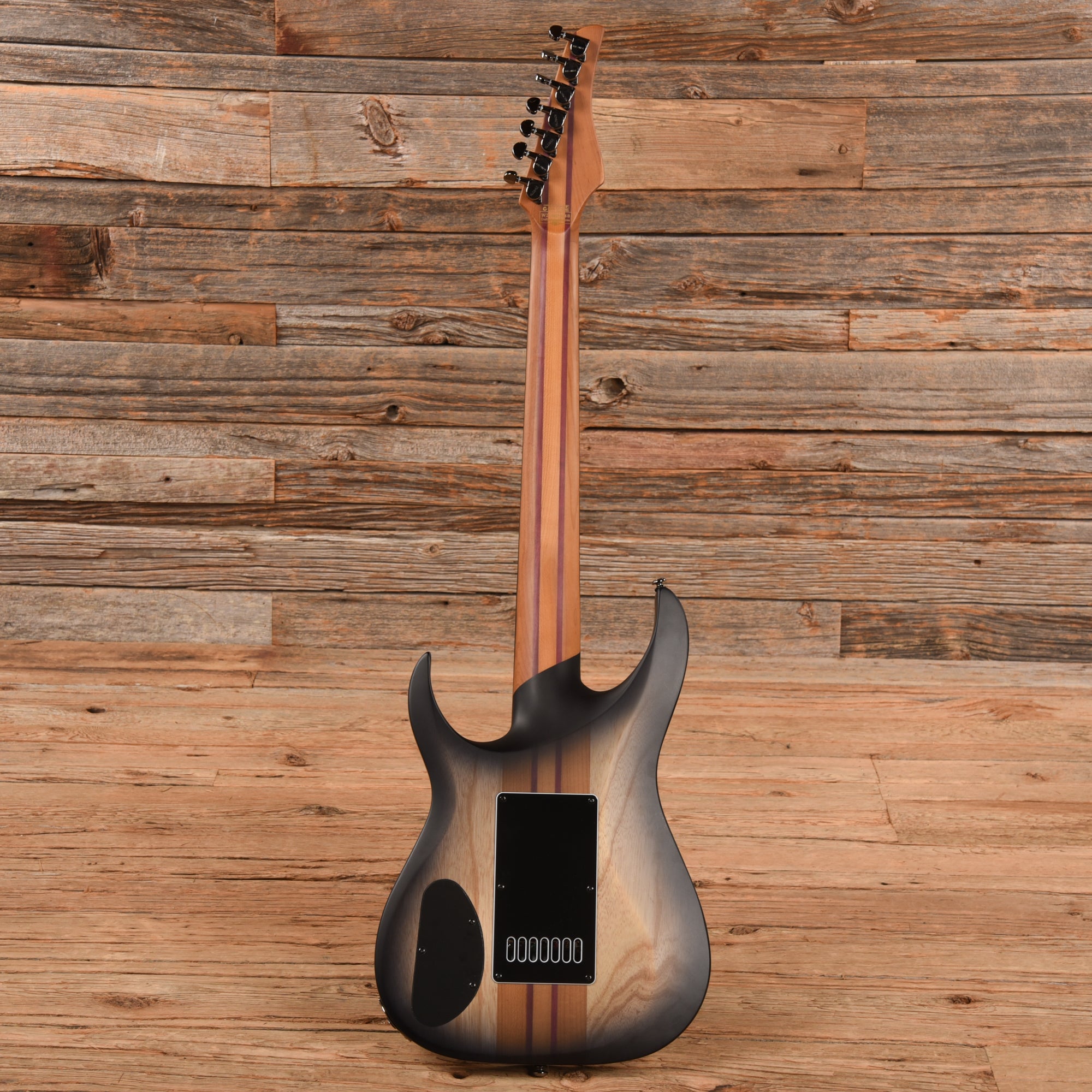 Schecter Banshee Mach 7 Evertune Fallout Burst – Chicago Music Exchange