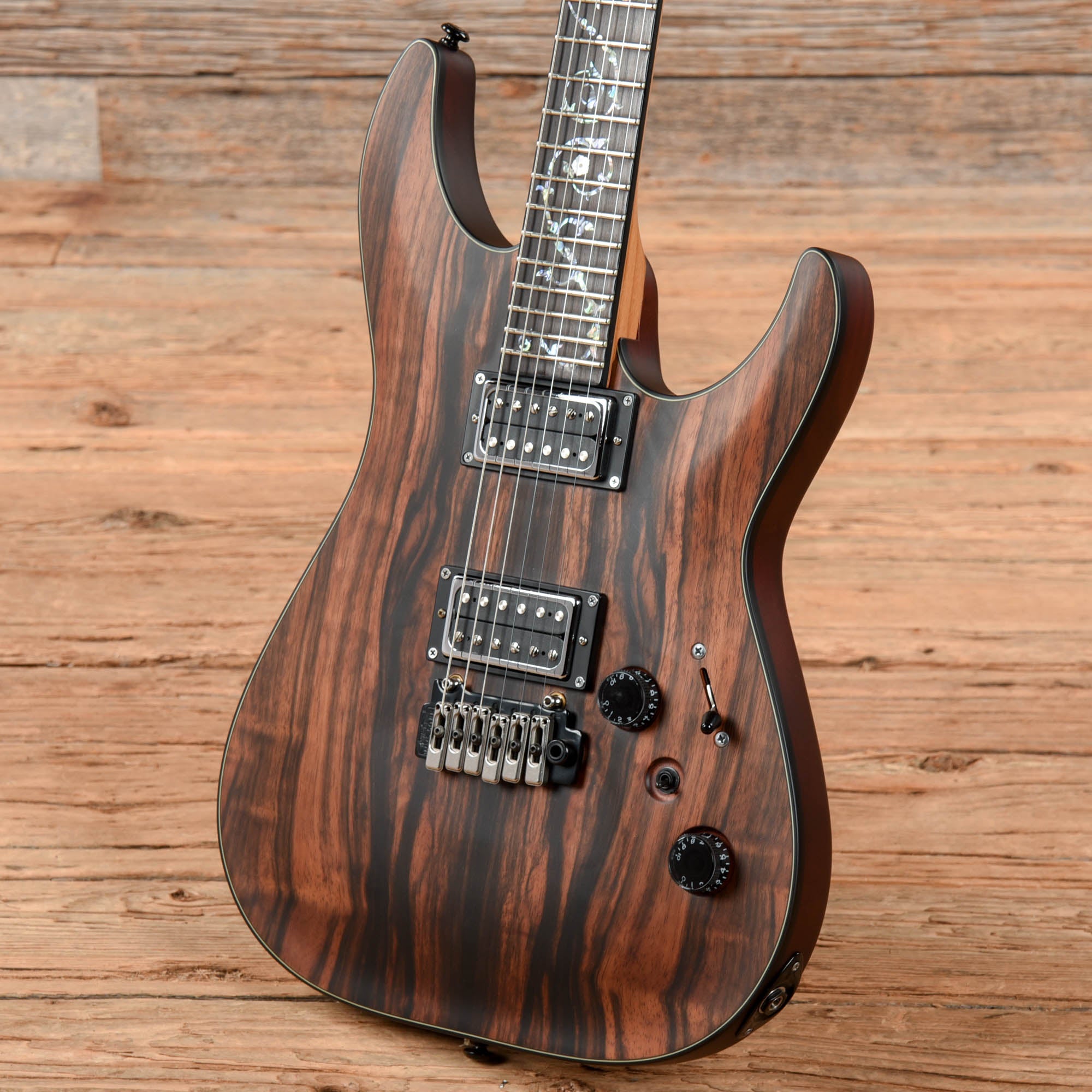 Schecter C-1 Exotic Ebony Brown 2019 – Chicago Music Exchange
