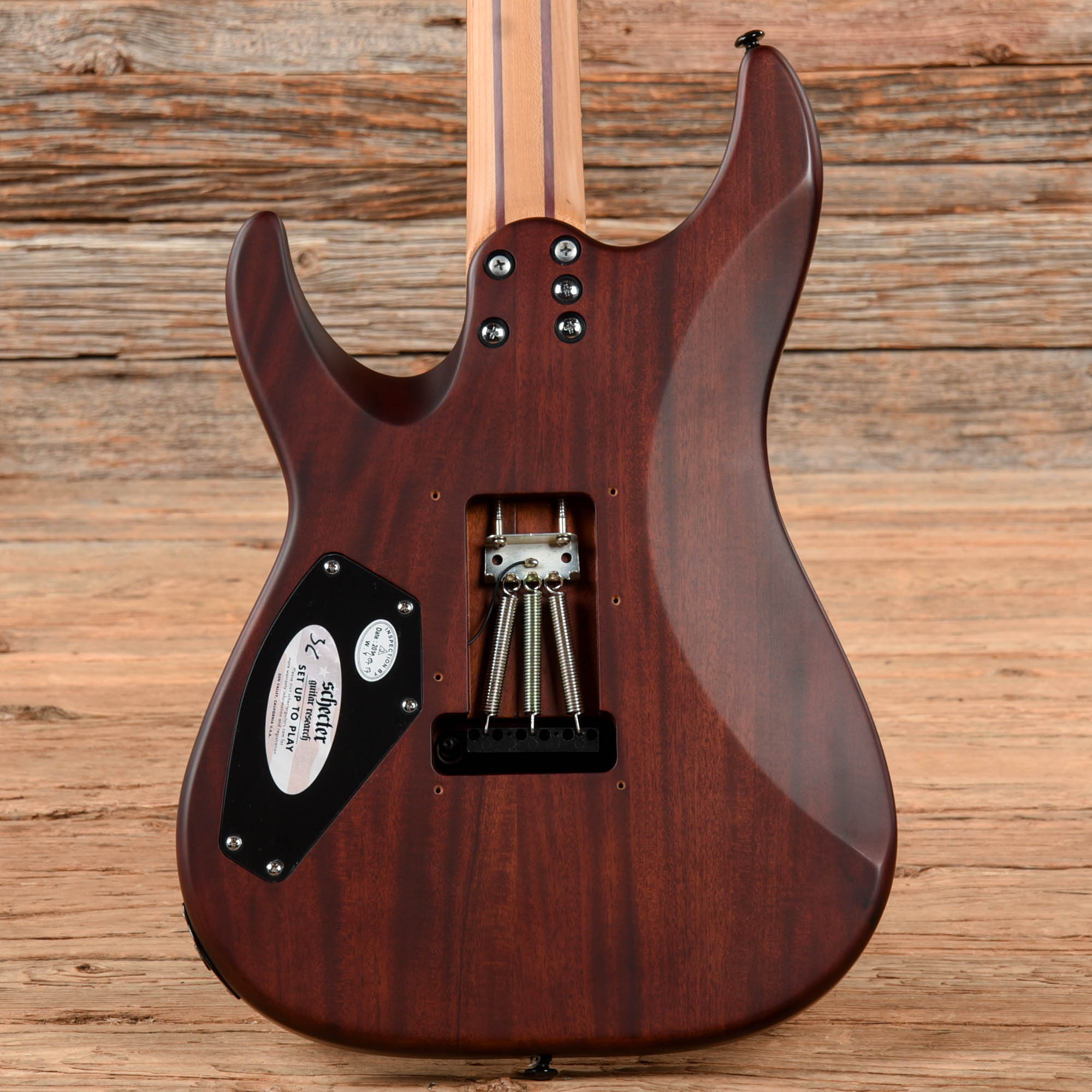 Schecter C-1 Exotic Ebony Brown 2019 – Chicago Music Exchange