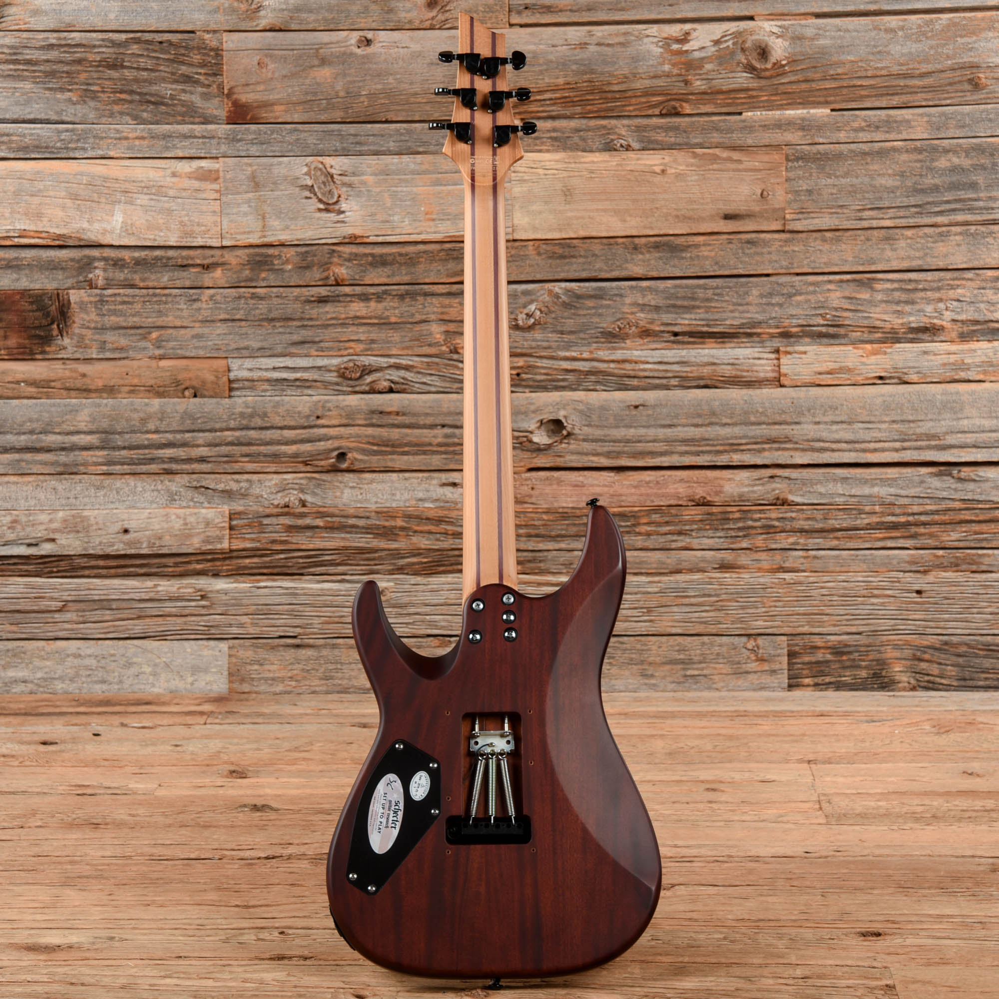 Schecter C-1 Exotic Ebony Brown 2019 – Chicago Music Exchange