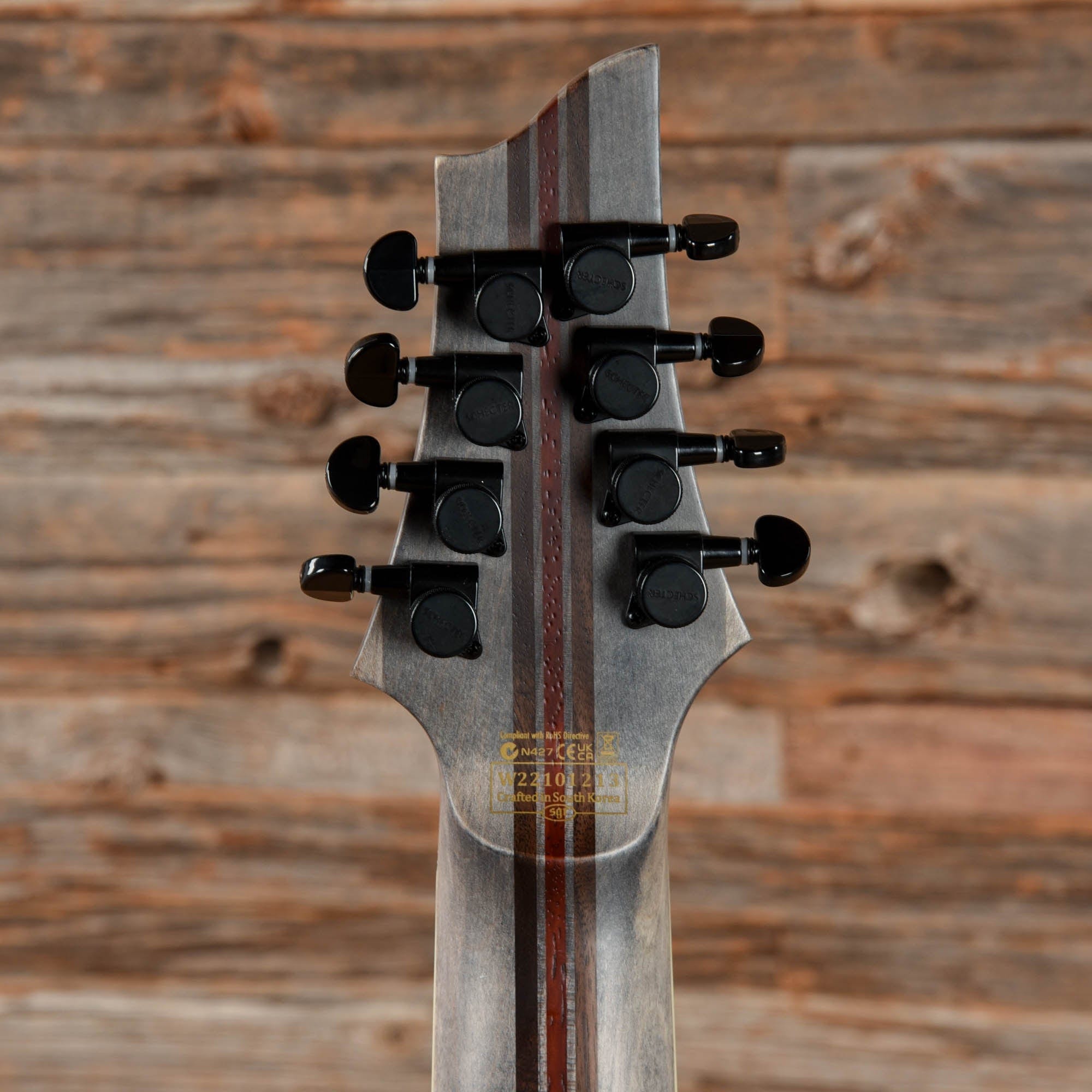 Schecter C8 SLS Evil Twin Black – Chicago Music Exchange