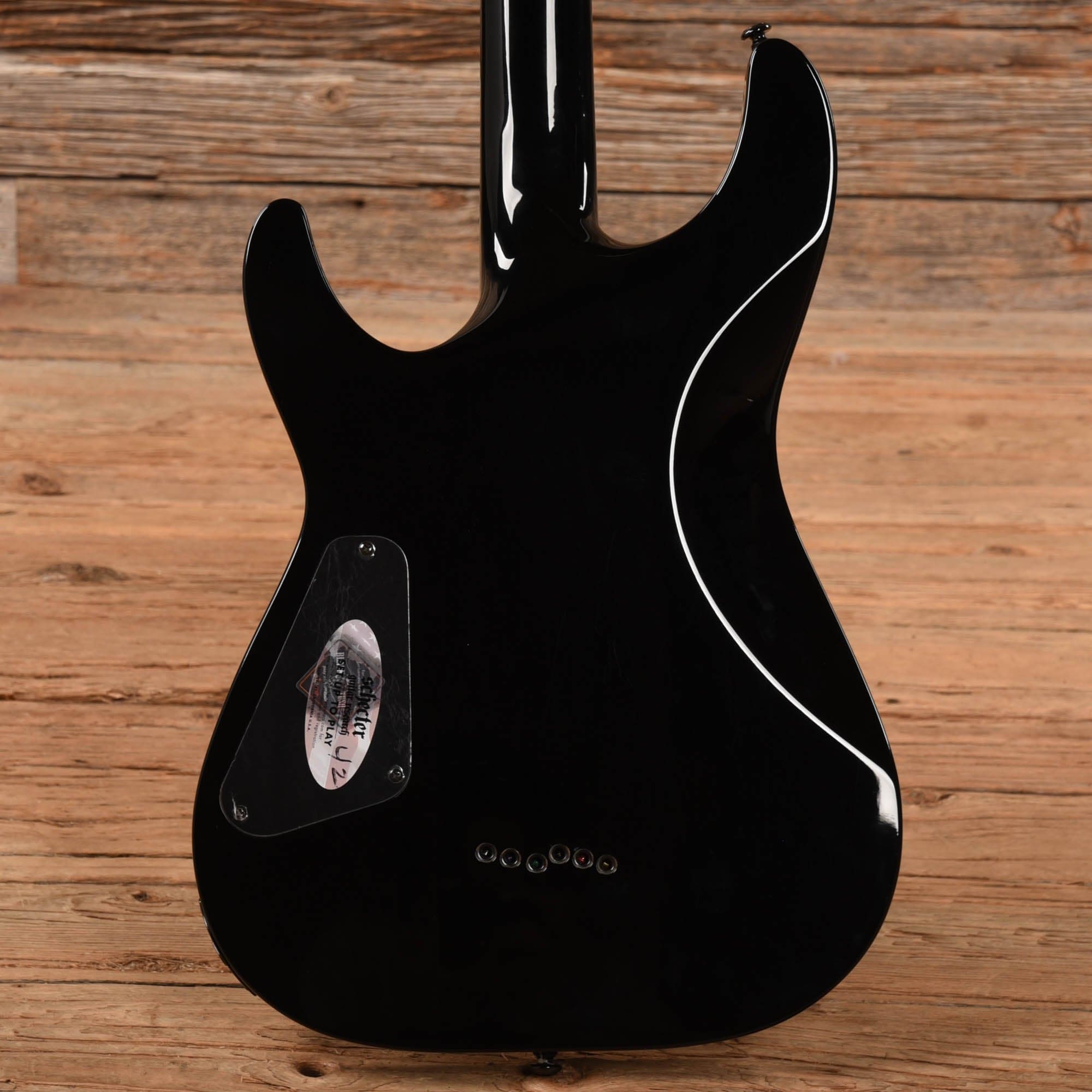 Schecter Damien-6 Custom Black 2017 – Chicago Music Exchange