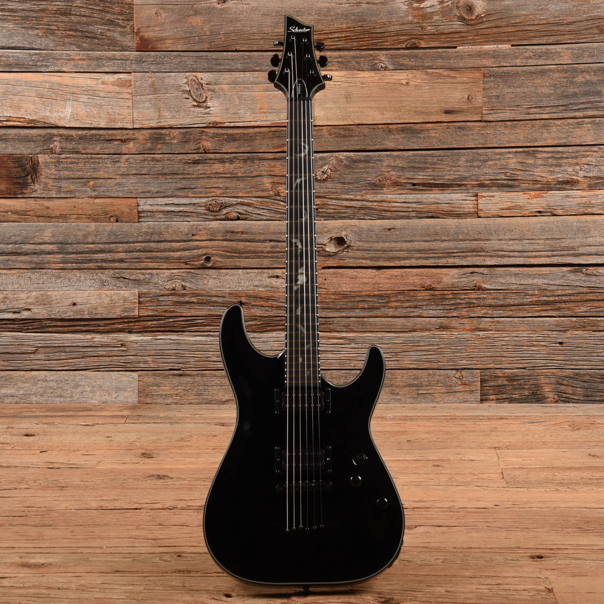 Schecter Damien-6 Custom Black 2017 – Chicago Music Exchange