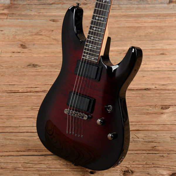Schecter Demon 6 Crimson Red Burst 2012 – Chicago Music Exchange