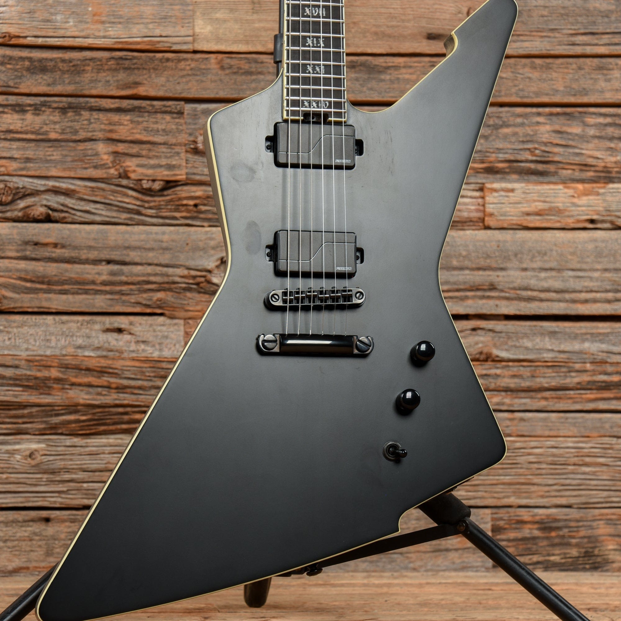Schecter E-1-SLS Black 2021 – Chicago Music Exchange