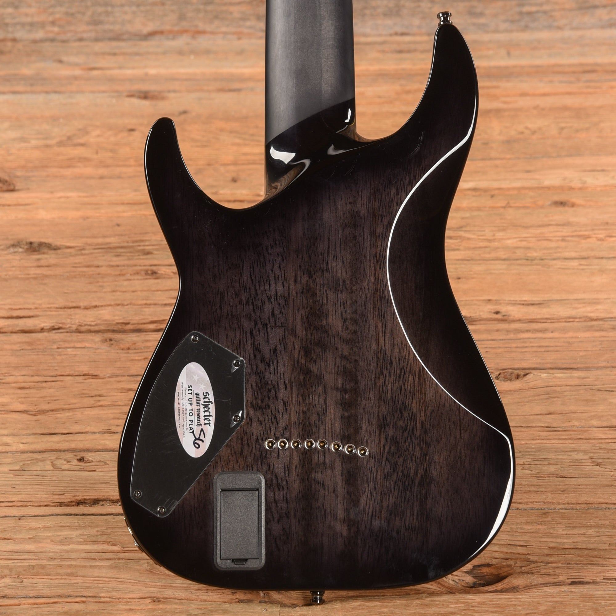 Schecter Hellraiser Hybrid C-8 Transparent Black Burst 2023 – Chicago ...