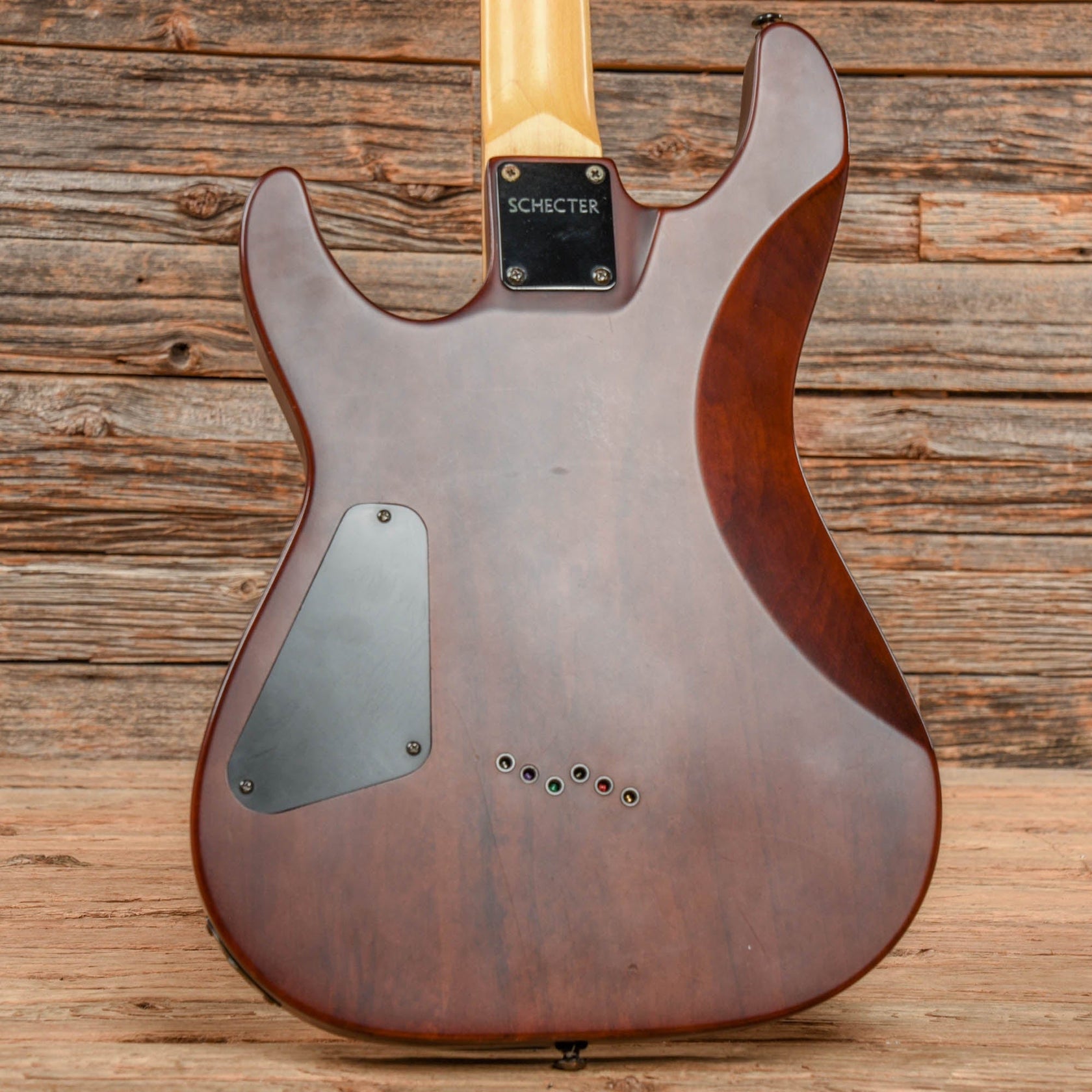 Schecter Omen-6 Walnut Satin – Chicago Music Exchange