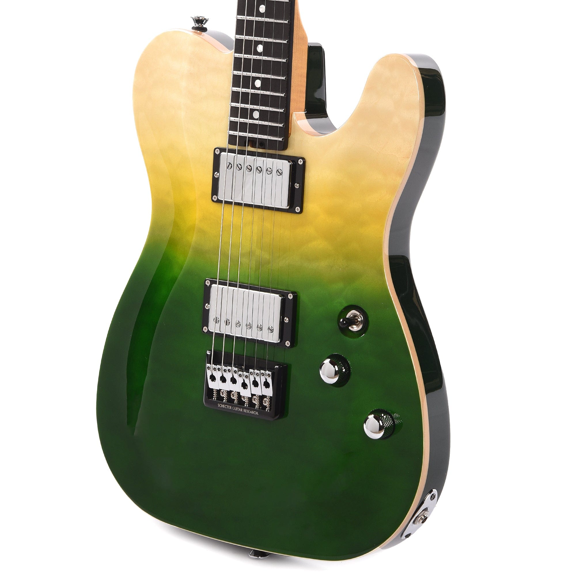 Schecter PT Classic Caribbean Fade Burst – Chicago Music Exchange