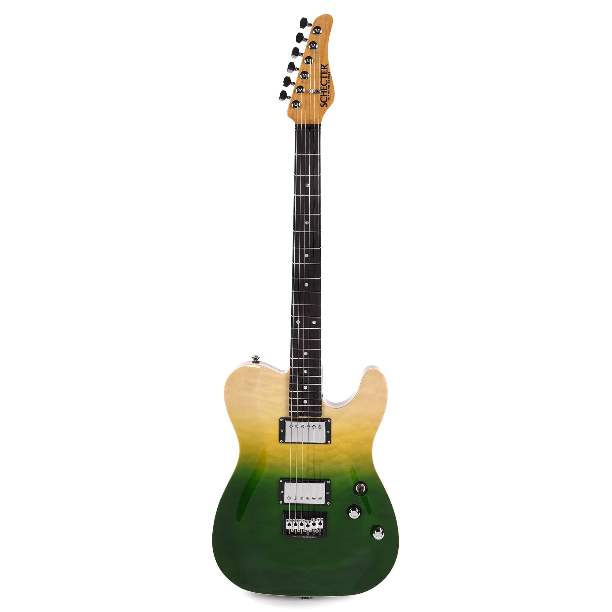 Schecter PT Classic Caribbean Fade Burst – Chicago Music Exchange
