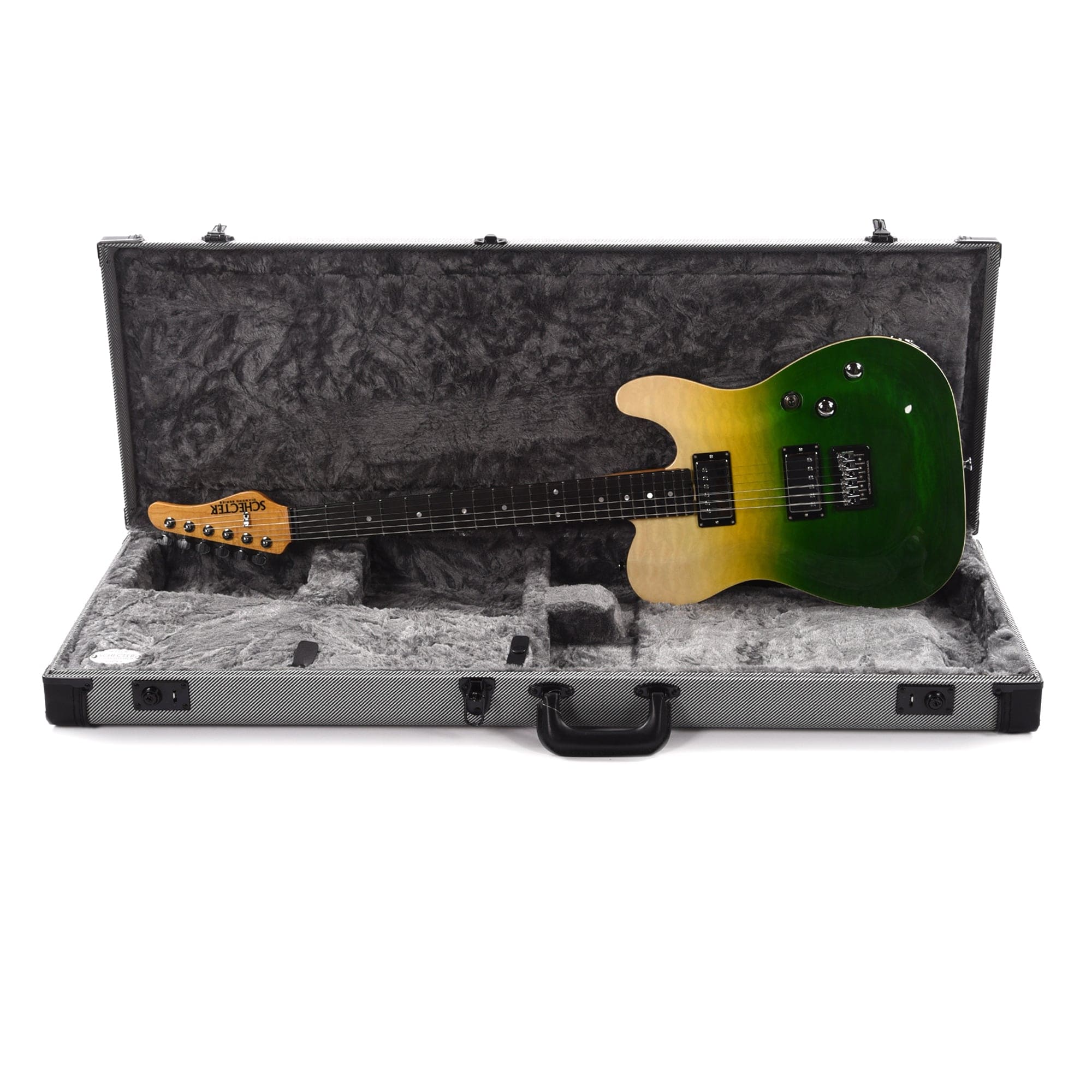 Schecter PT Classic Caribbean Fade Burst – Chicago Music Exchange