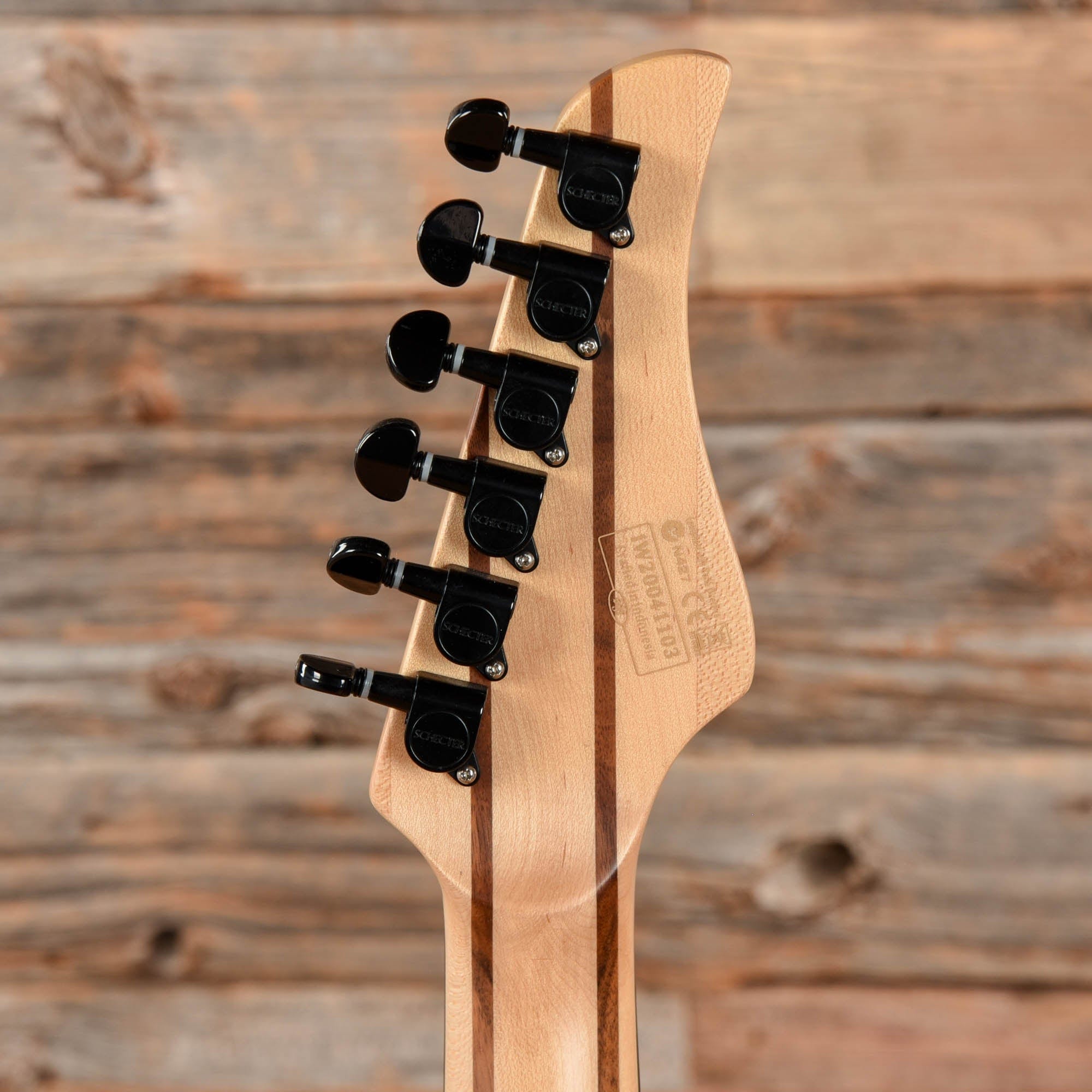 Schecter Reaper 6 Satin Charcoal Burst 2020 – Chicago Music Exchange