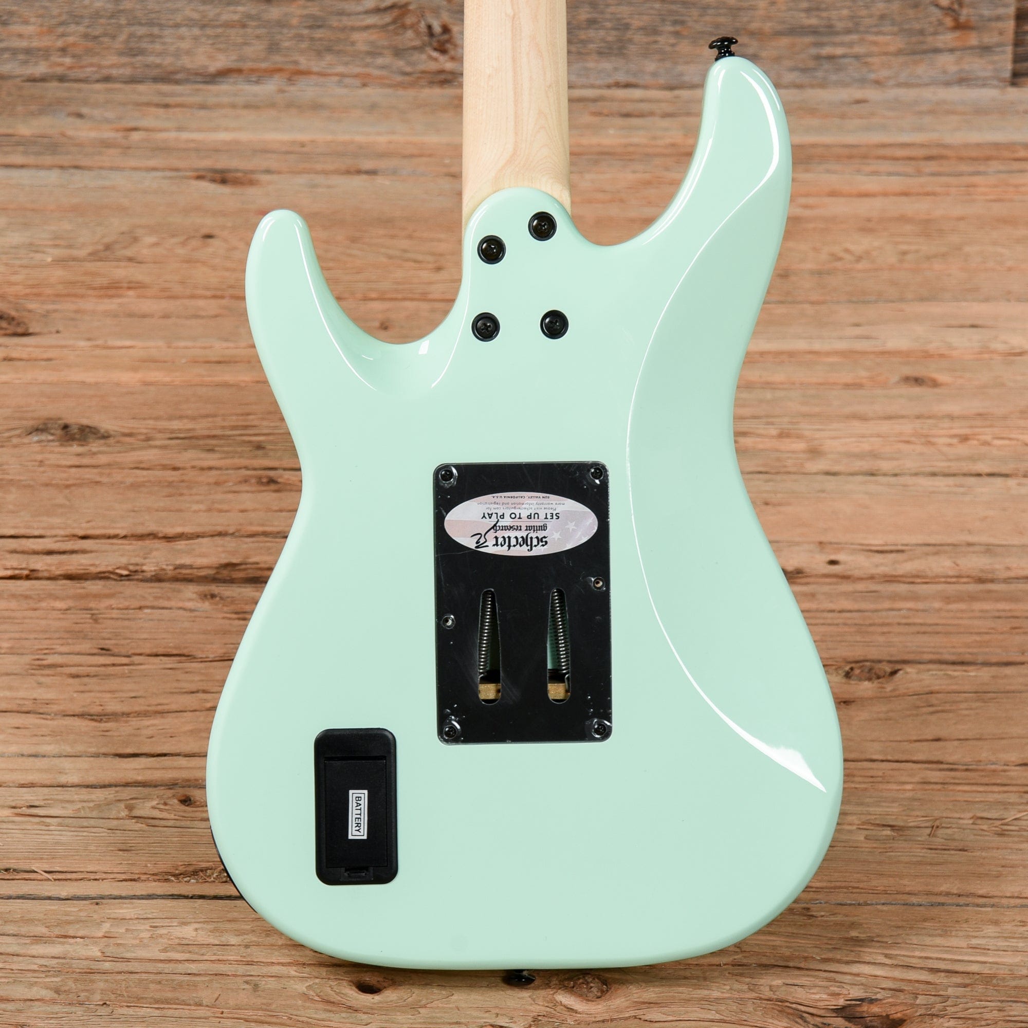 Schecter Sun Valley Super Shredder Seafoam Green 2021 – Chicago Music ...