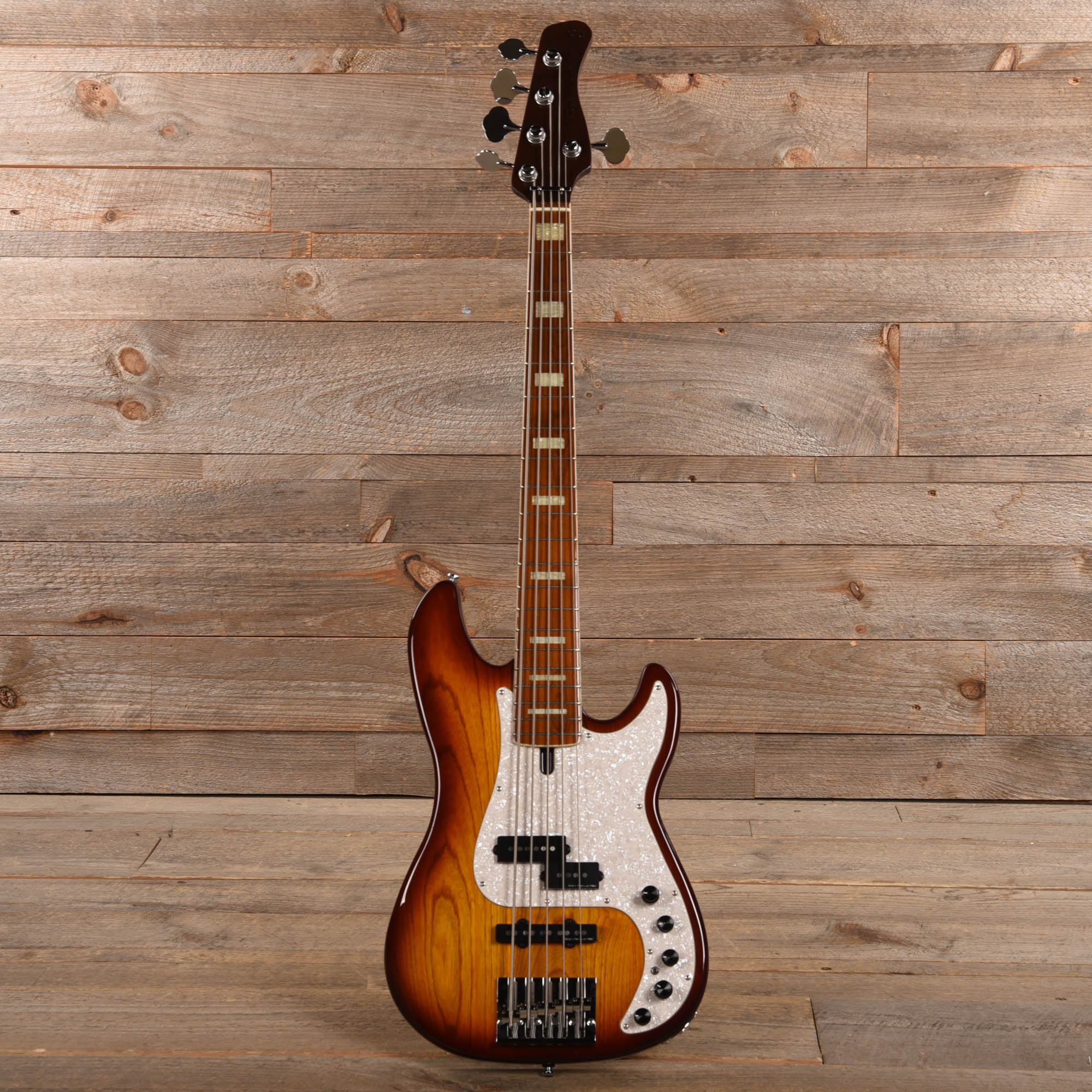 Sire Marcus Miller P8 Swamp Ash 5-String Tobacco Sunburst – Chicago Music Exchange