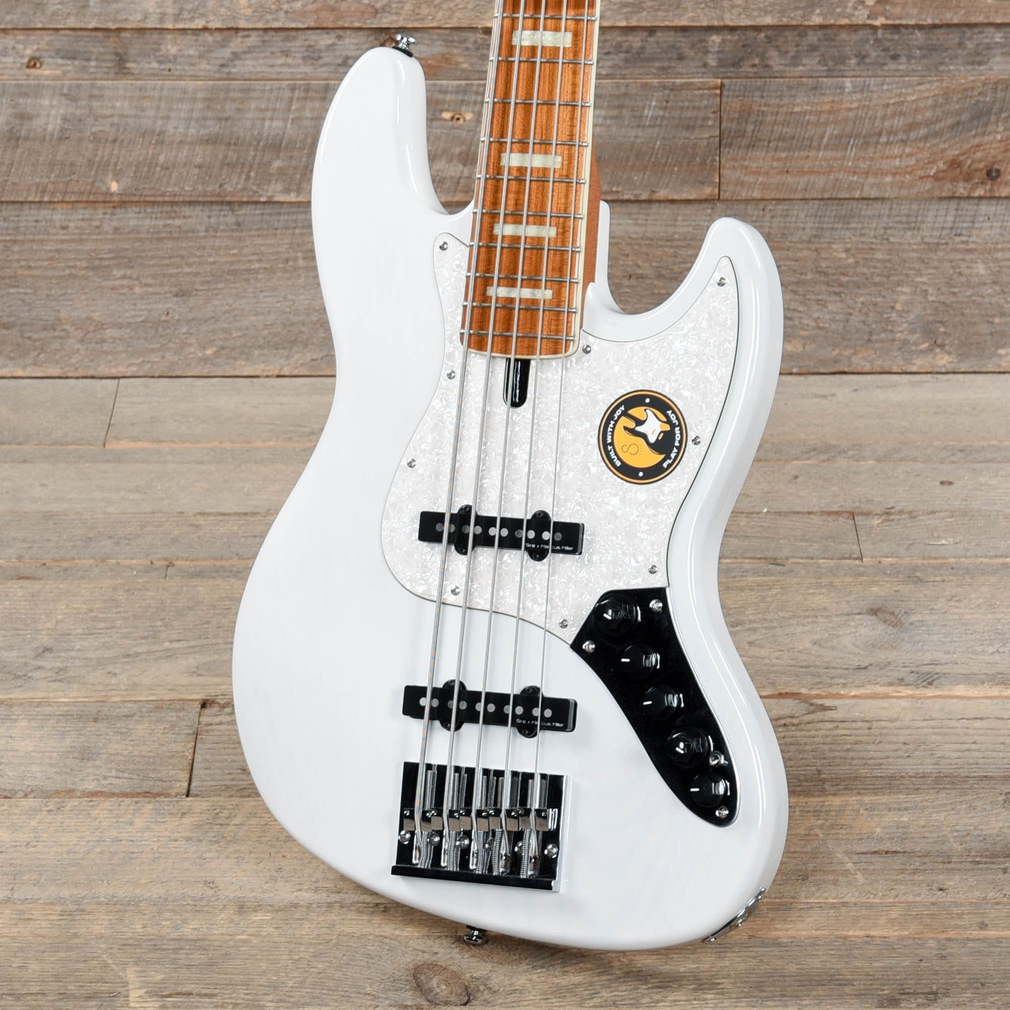 Sire Marcus Miller V8 Swamp Ash 5-String White Blonde – Chicago Music ...