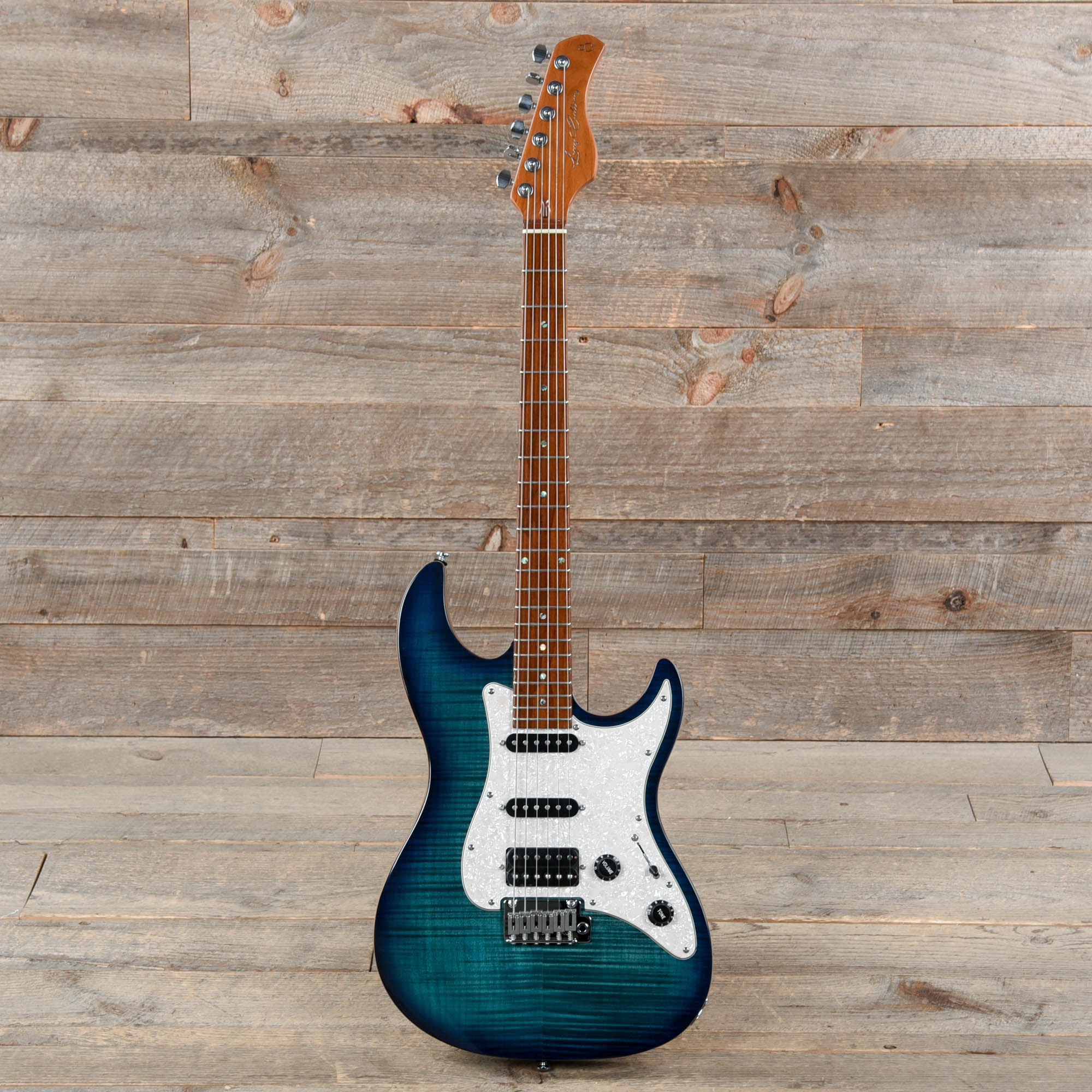 Sire Larry Carlton S7-FM Electric Transparent Blue – Chicago Music Exchange