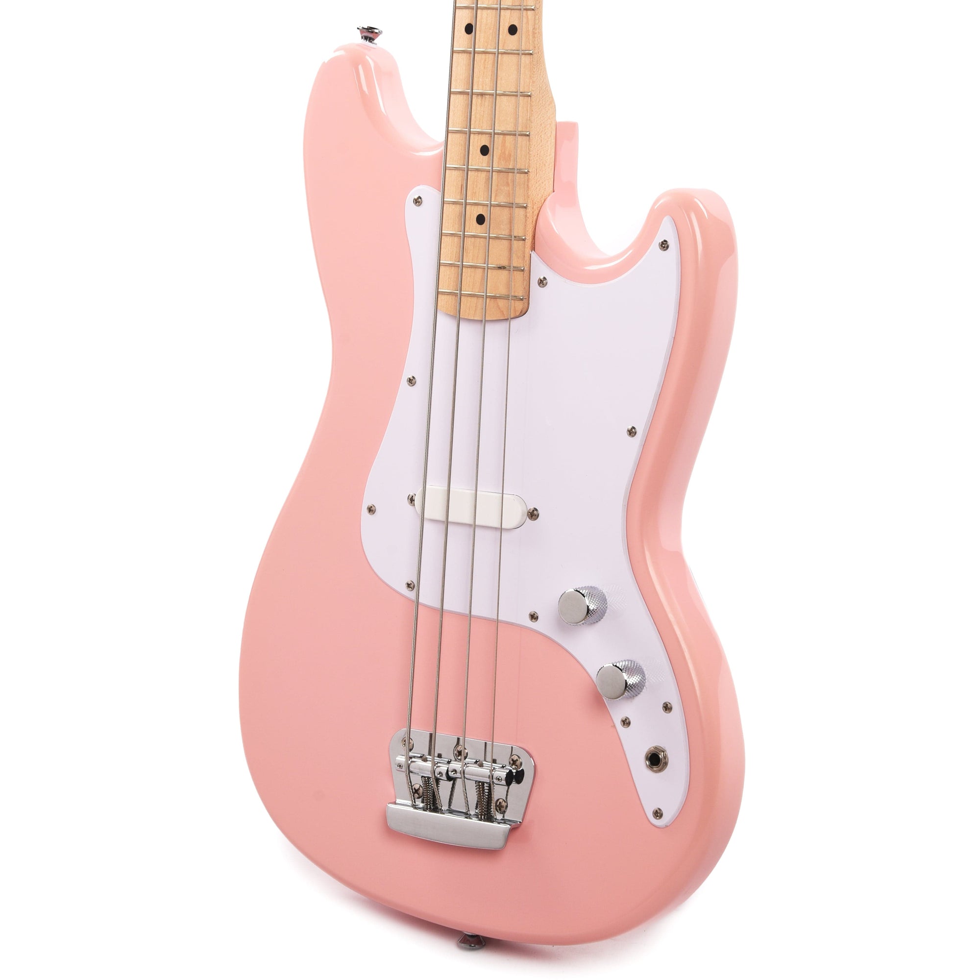Squier Bronco Bass Shell Pink – Chicago Music Exchange