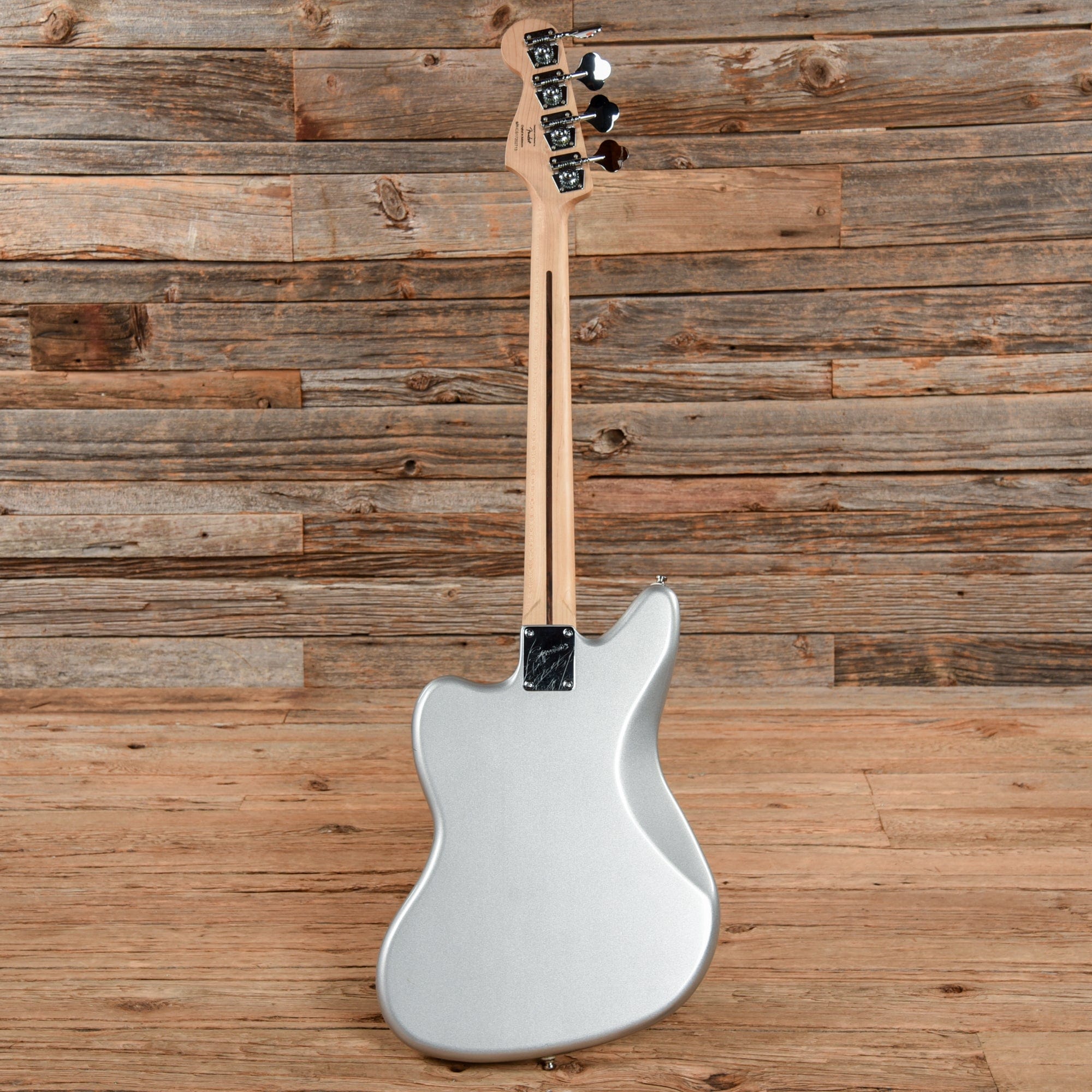 Squier Vintage Modified Jaguar Bass Silver 2017 – Chicago Music Exchange
