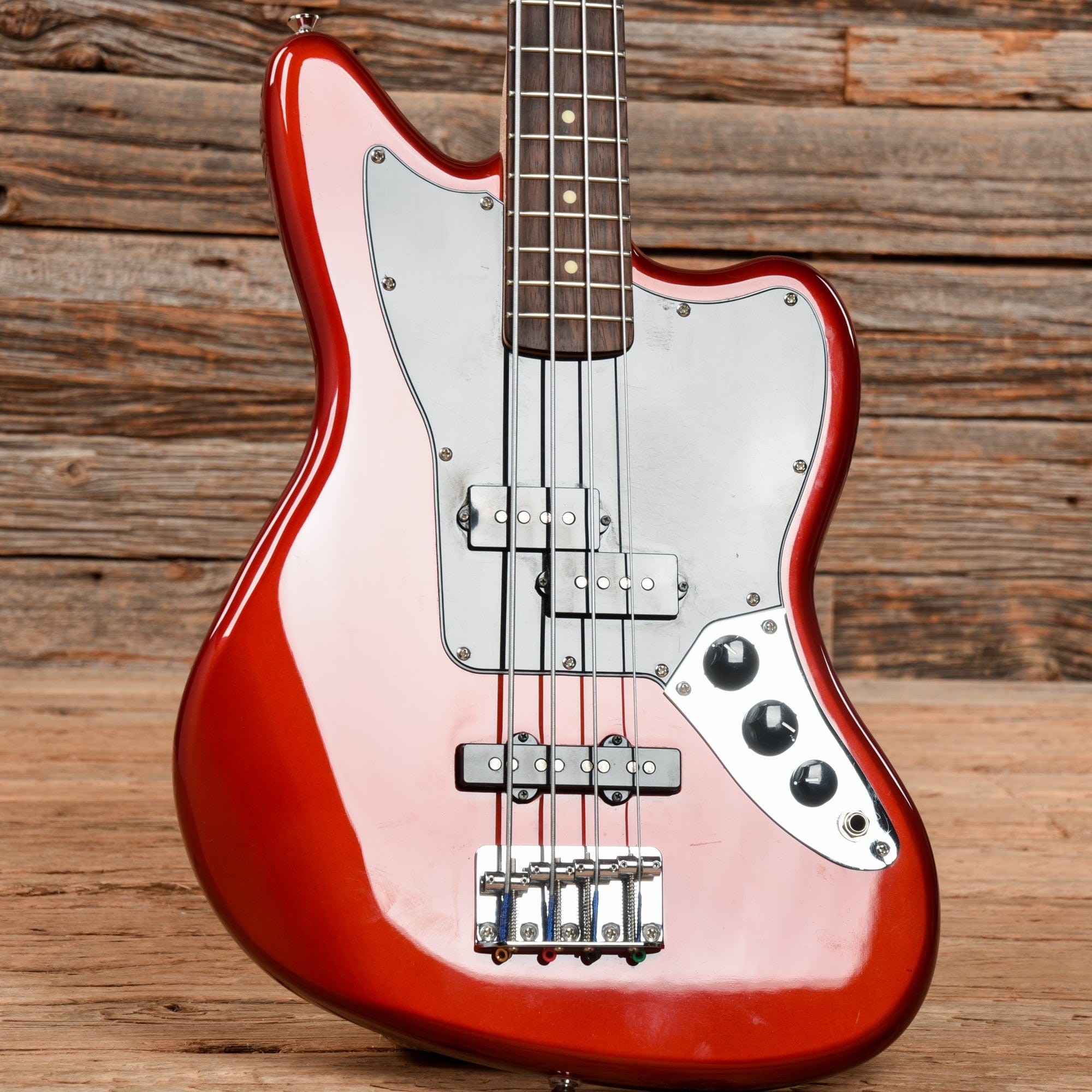 Squier Vintage Modified Jaguar Bass Special SS Candy Apple Red 2016 ...