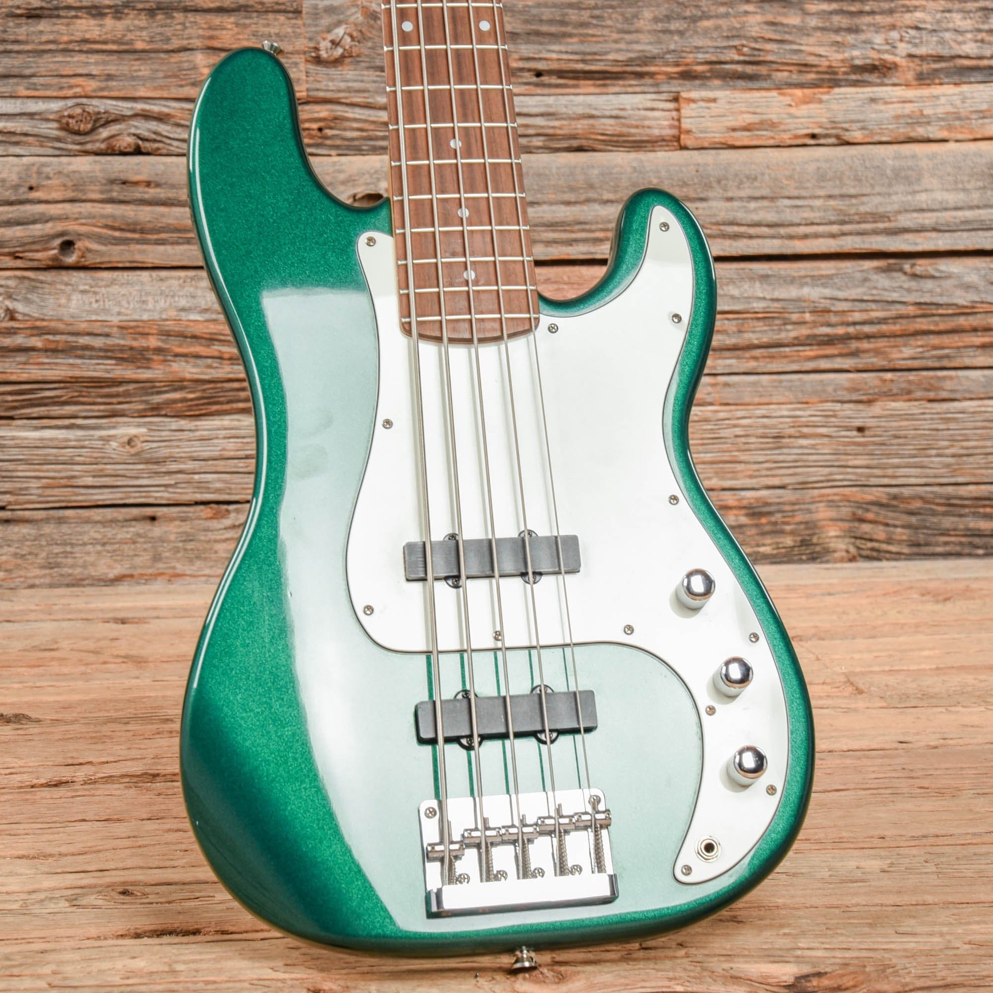 Squier Standard Precision Bass Special 5 Green Metallic 2000 – Chicago ...